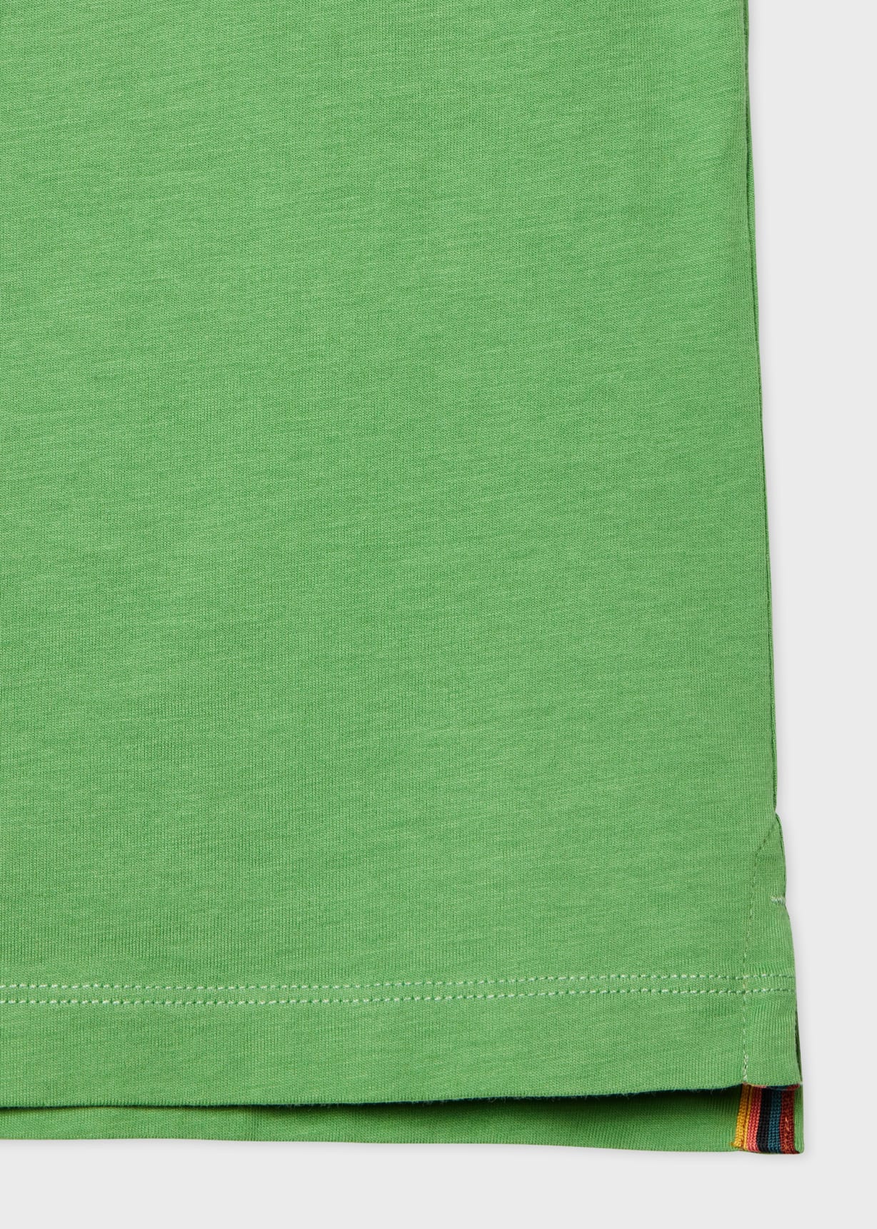Men's Green Signature Logo Print T-Shirt