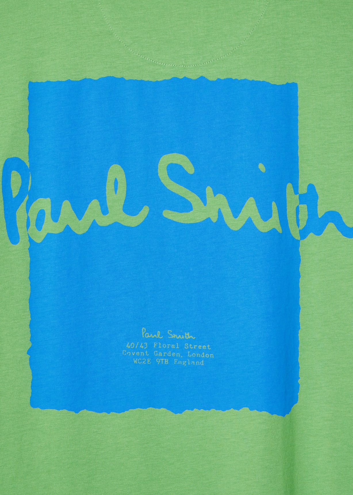 Men's Green Signature Logo Print T-Shirt