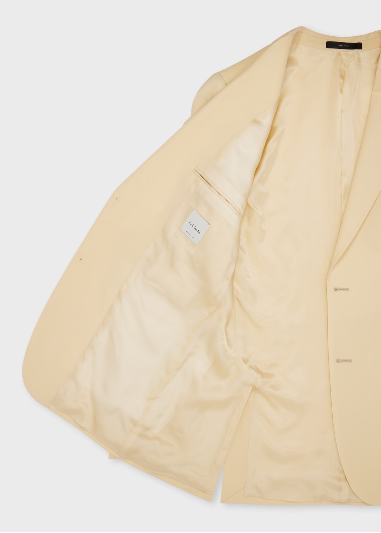 Men's Butter Yellow Wool-Mohair Suit