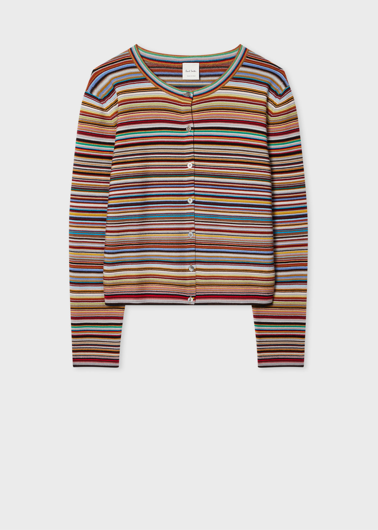 Women's 'Signature Stripe' Knitted Cardigan