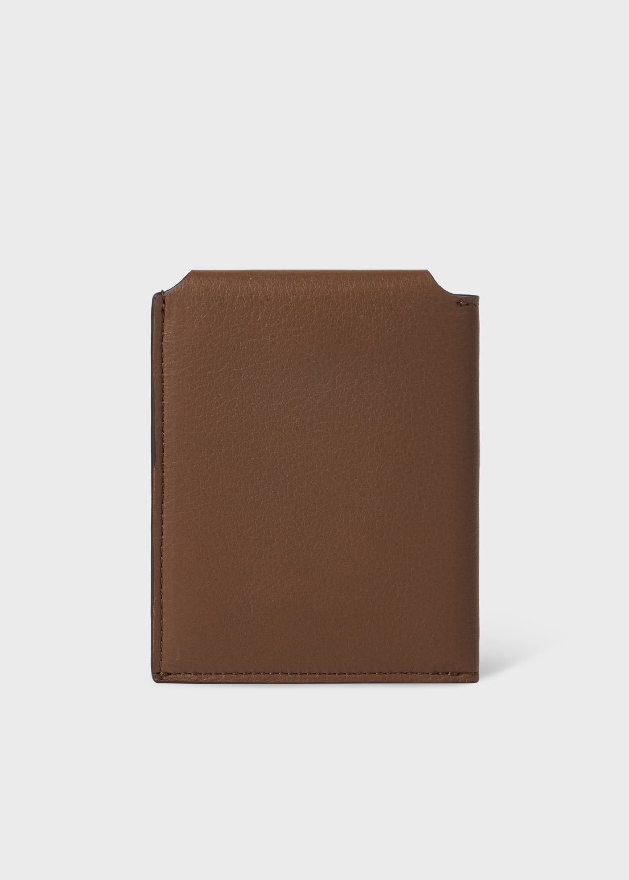 Men's Tan Leather 'Signature Stripe' Piping Billfold Wallet