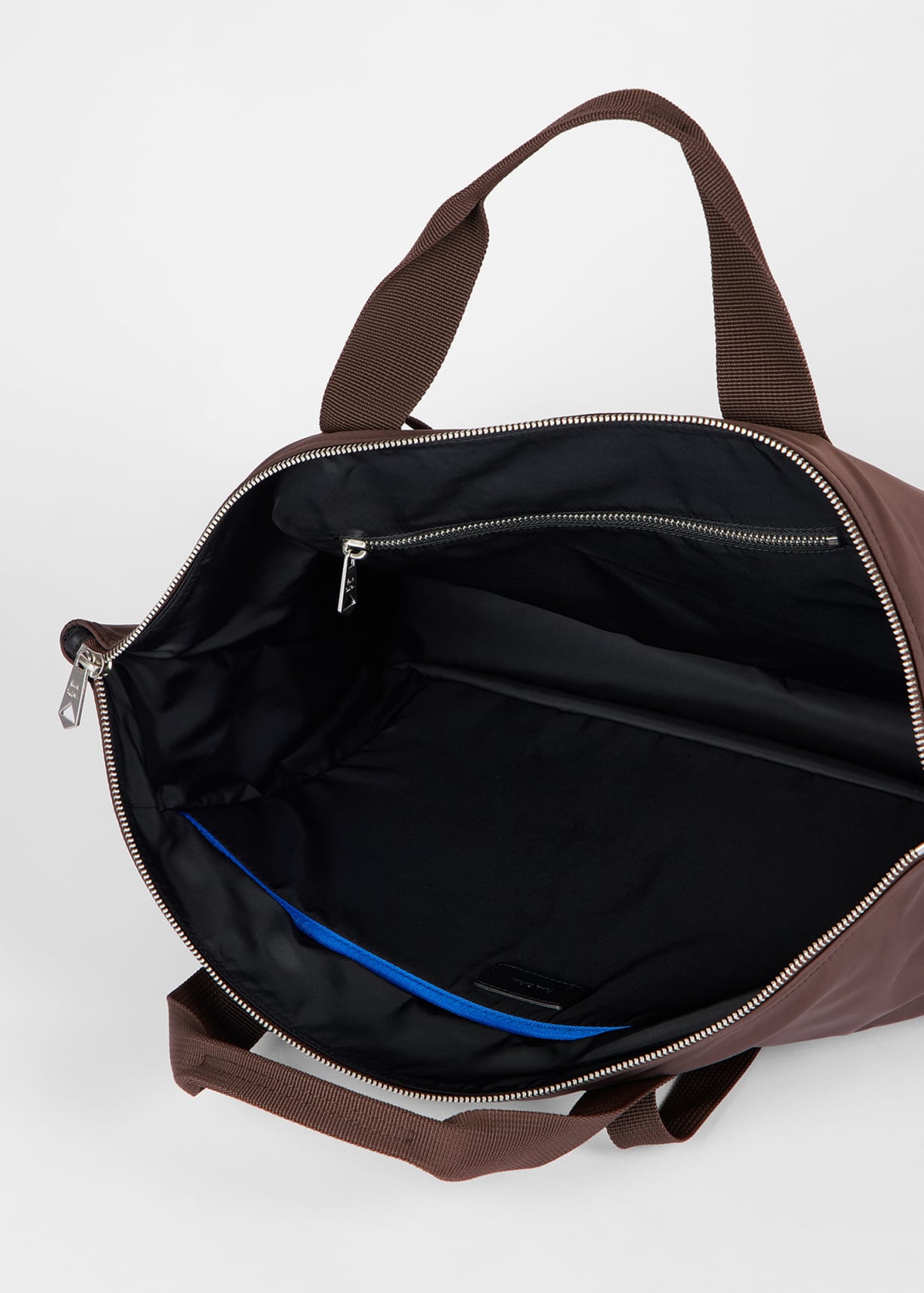 Men's Brown Recycled Polyester Tote Bag