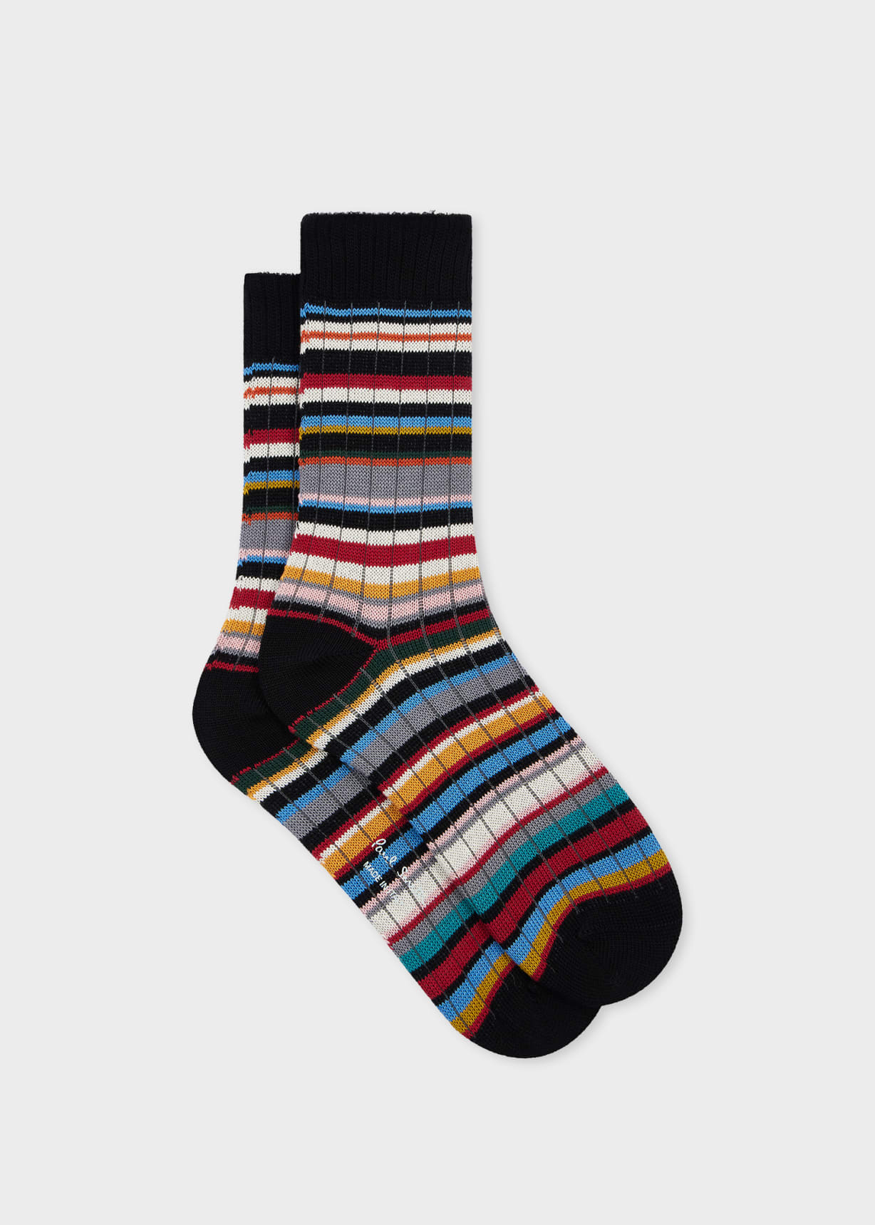 Women's Ribbed 'Signature Stripe' Socks