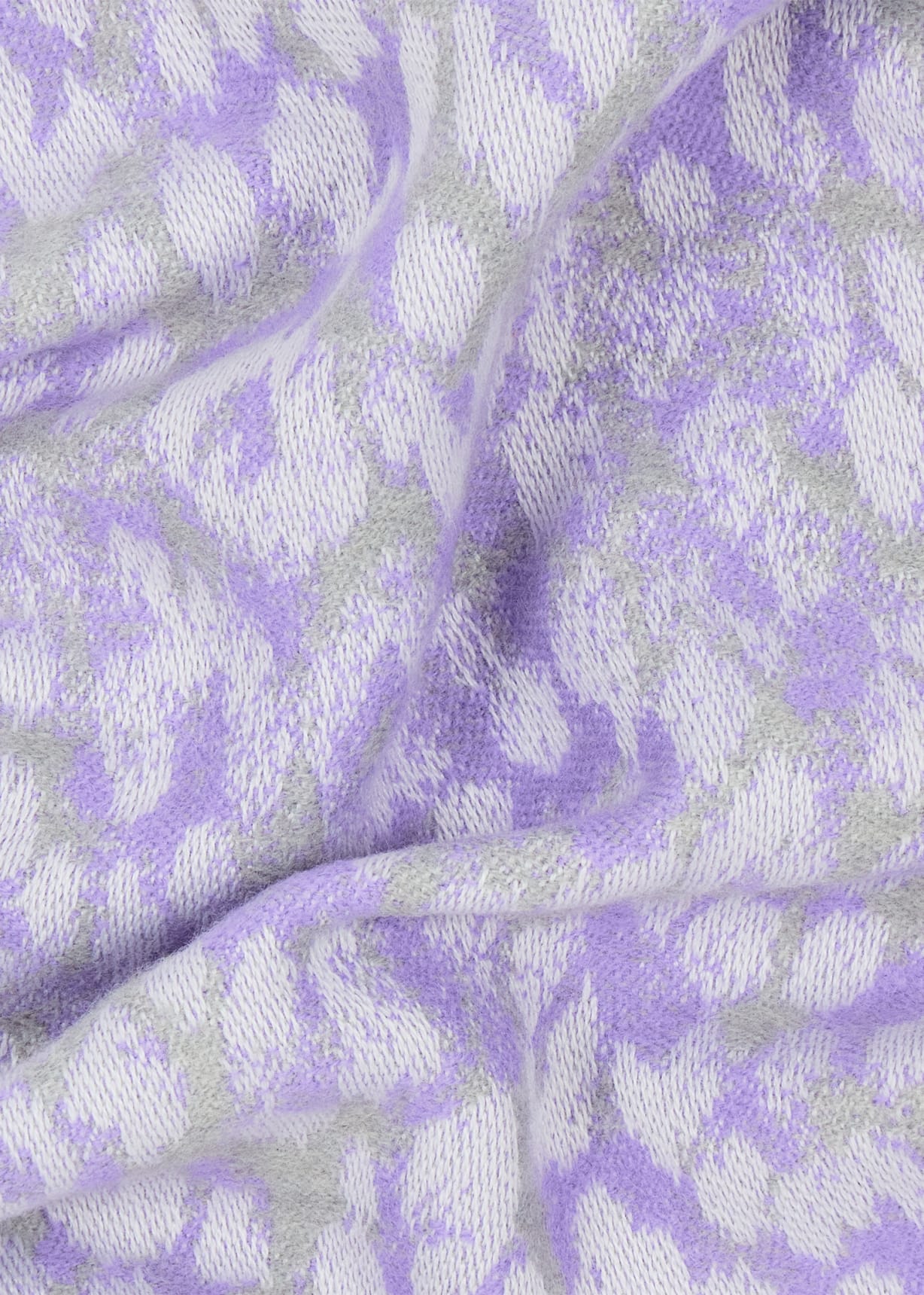 Women's Merino Wool Leopard 'Swirl' Scarf