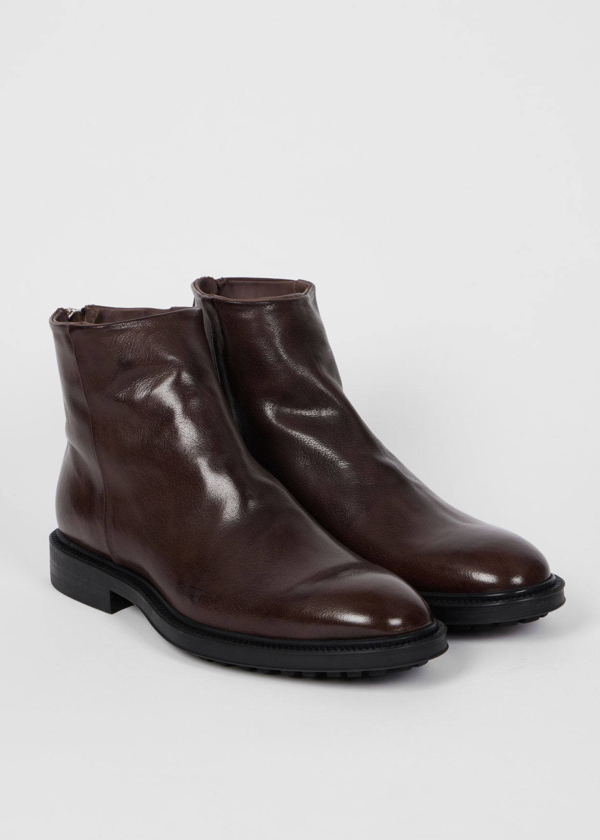Men's Brown Leather 'Nik' Boots