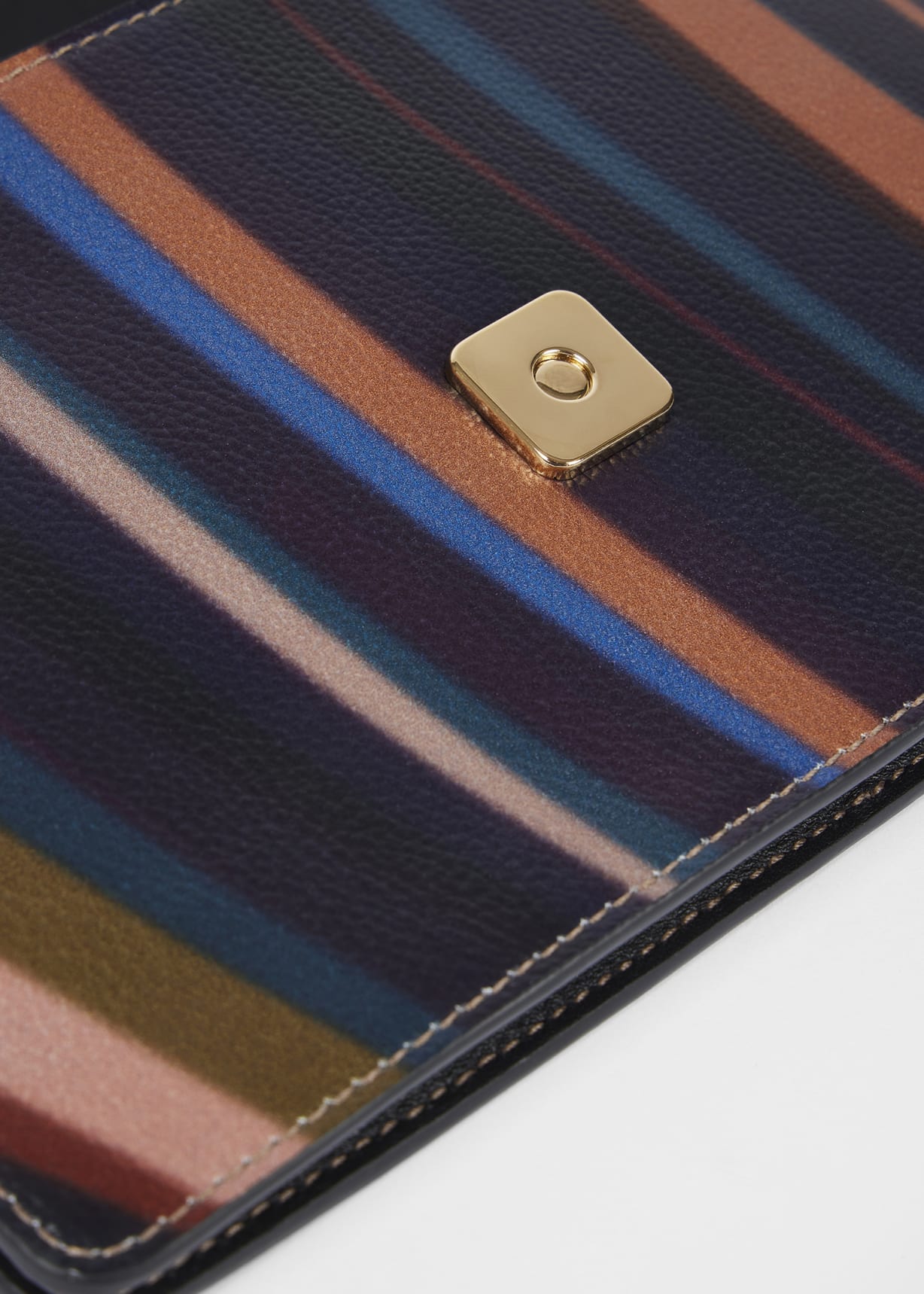 Women's 'Midnight Swirl' Leather Pouch Bag