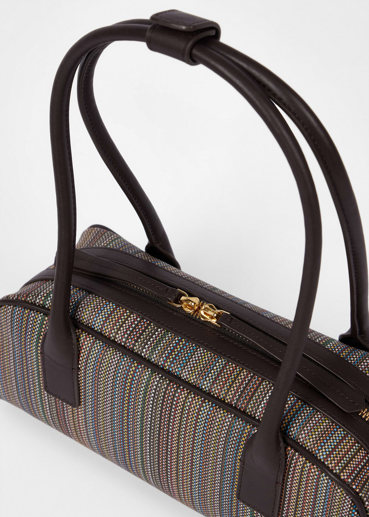 Sac Femme 'Agatha' en Toile Enduite 'Signature Stripe'