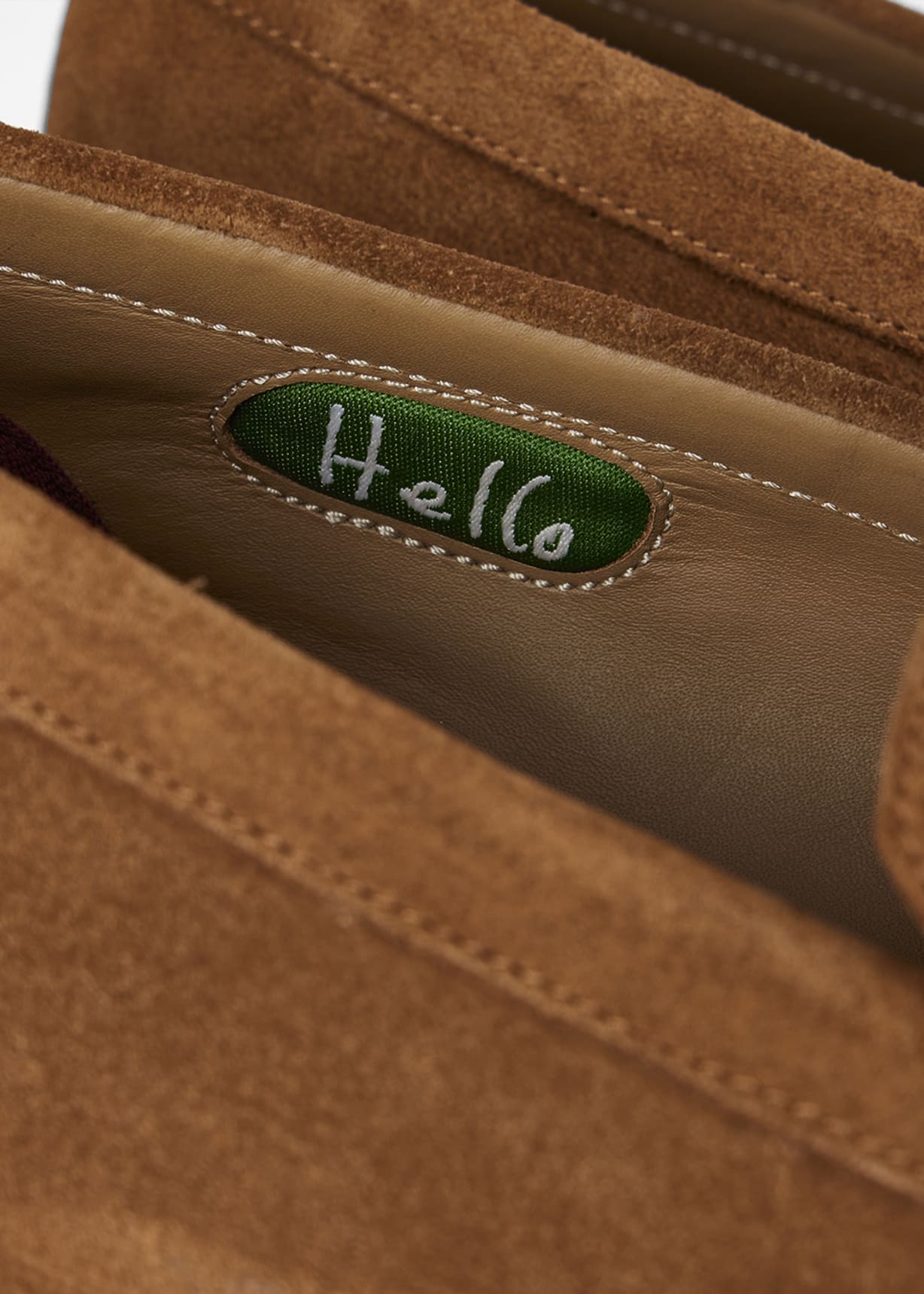 Men's Tan Suede 'Pierce' Loafers