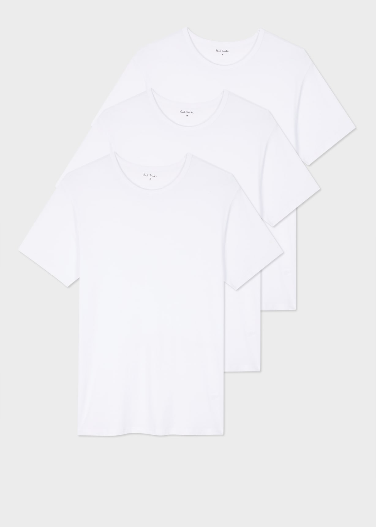 Men's White Modal Lounge T-Shirts Three Pack