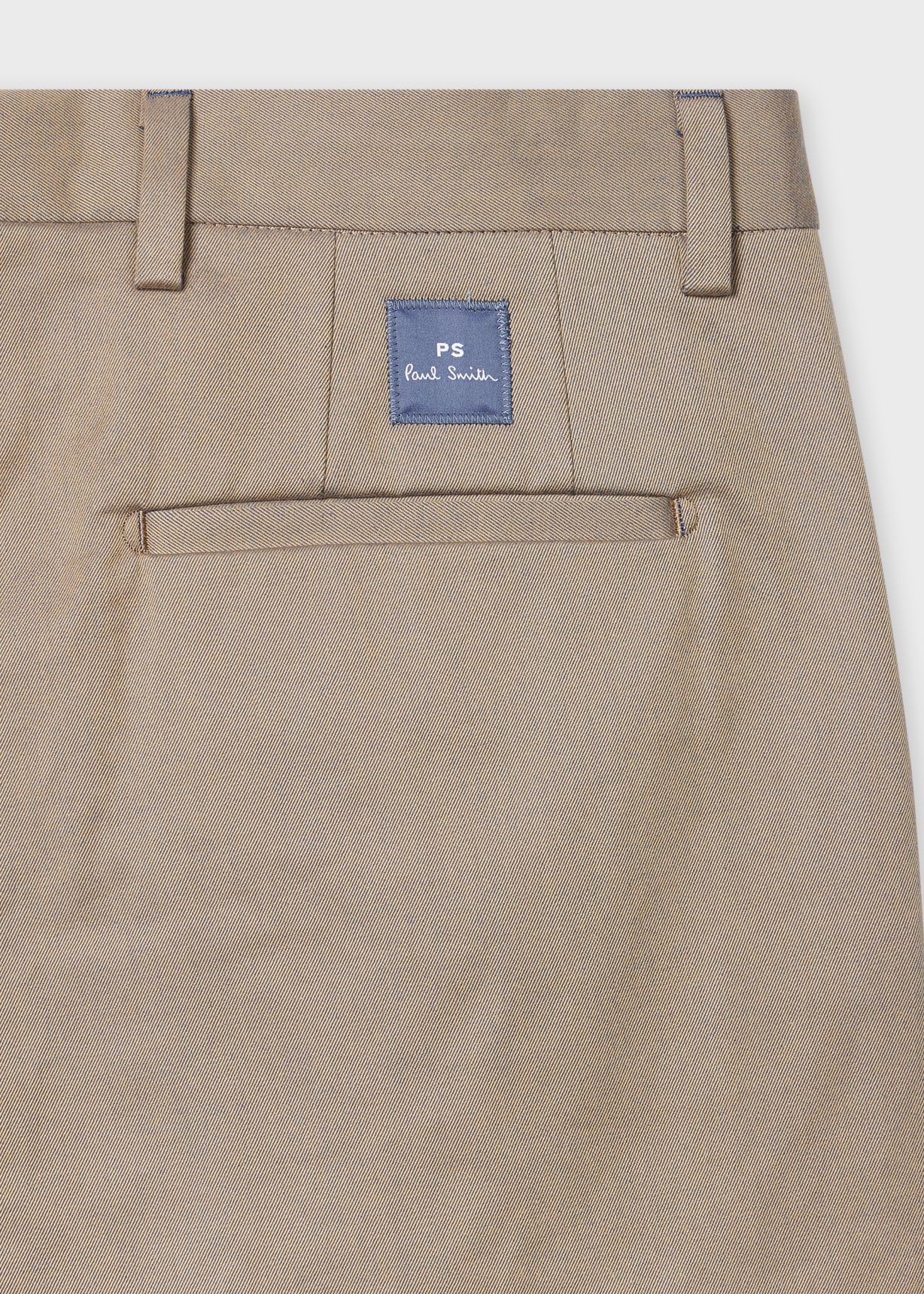 Men's Stone Two-Tone Cotton Twill Chinos