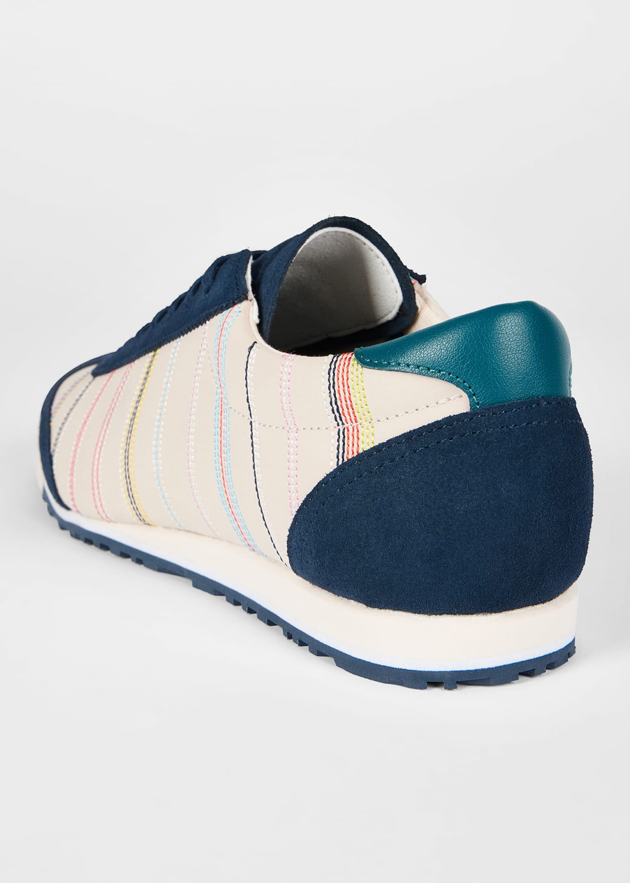 Men's Embroidered Stripe 'Mestre' Trainers