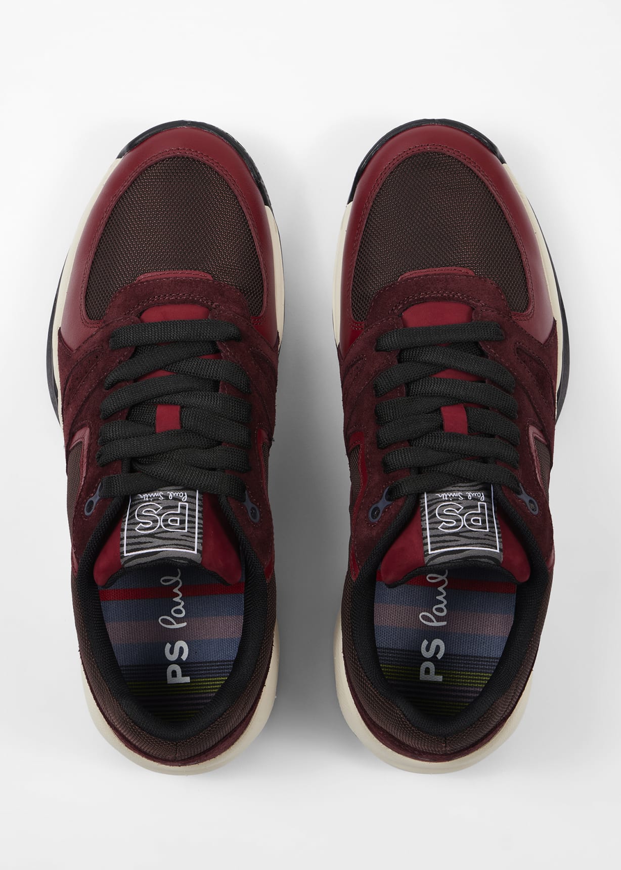 Men's Dark Red 'Ossi' Trainers