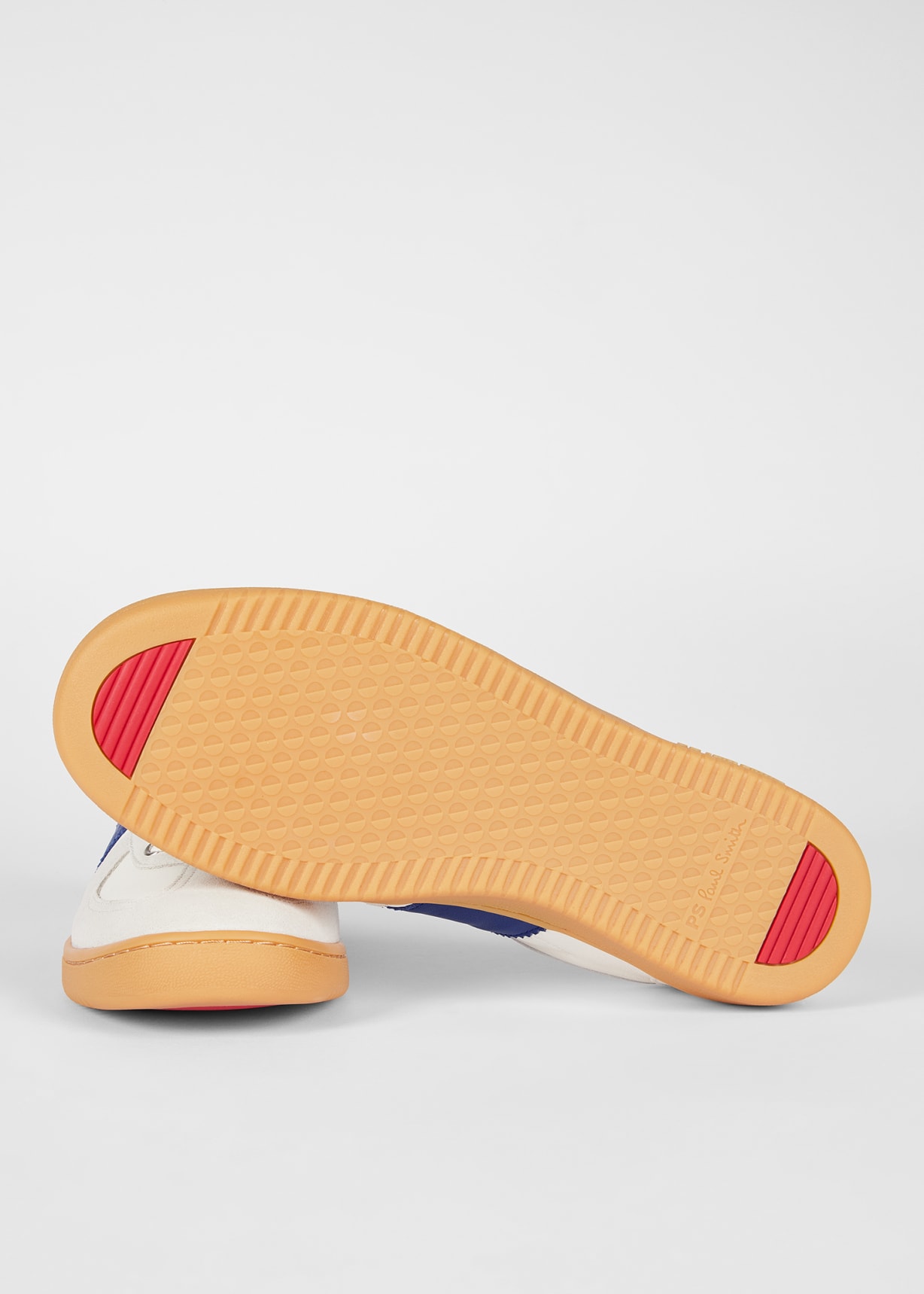 Men's White Leather 'Roberto' Trainers