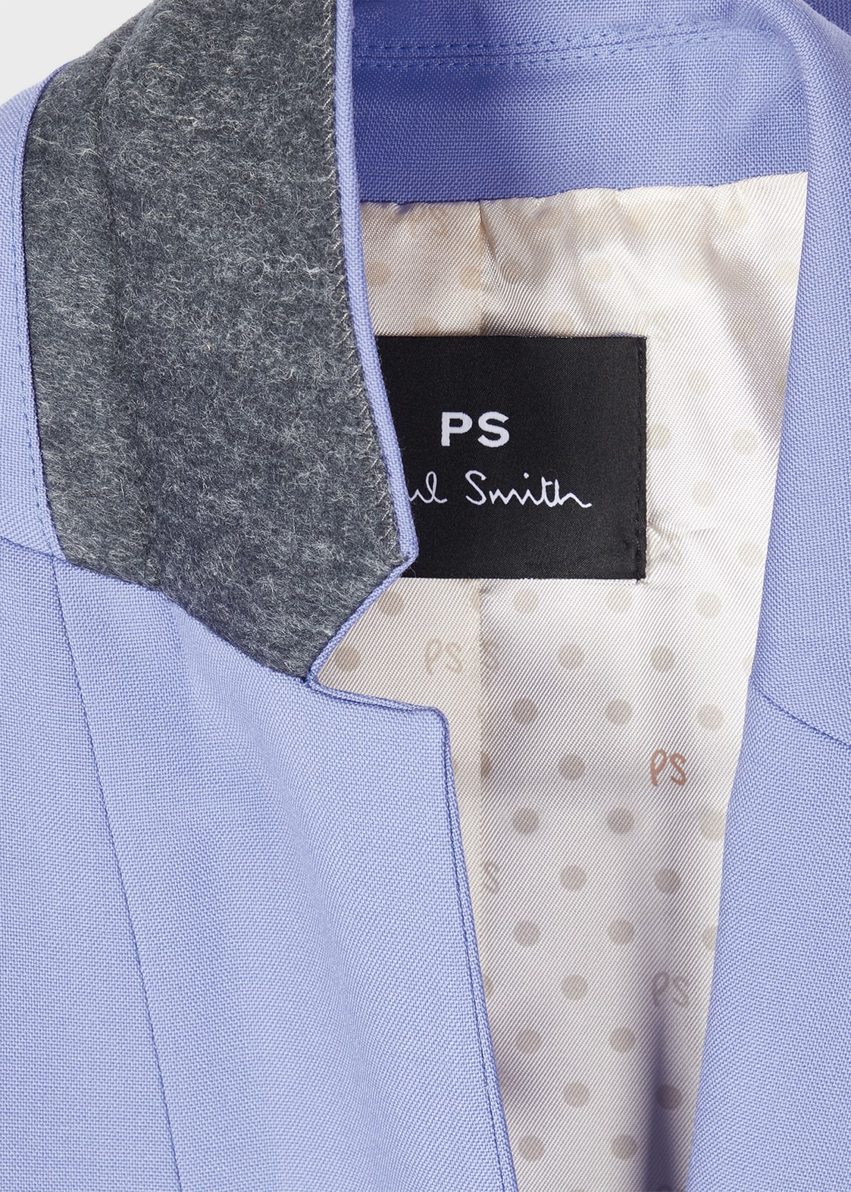 Women's Dusty Blue Wool Hopsack Suit