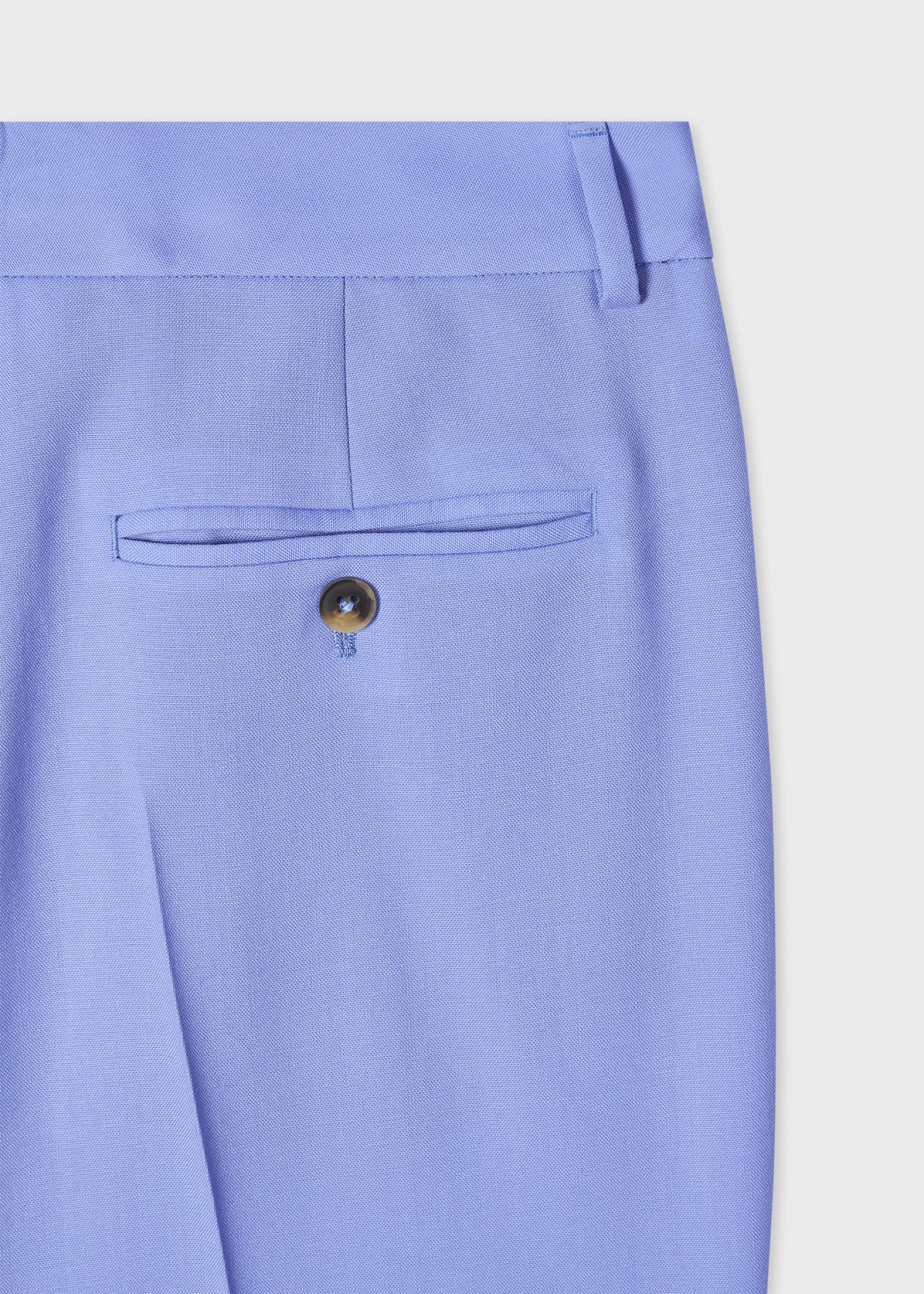 Women's Dusty Blue Wool Hopsack Suit