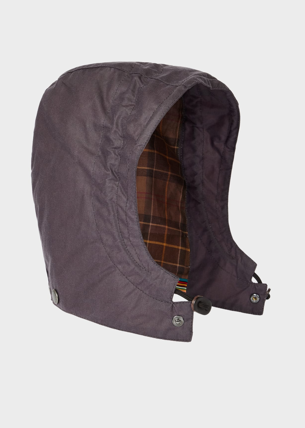 Paul Smith loves Barbour - Grey Lilac Waxed Hood