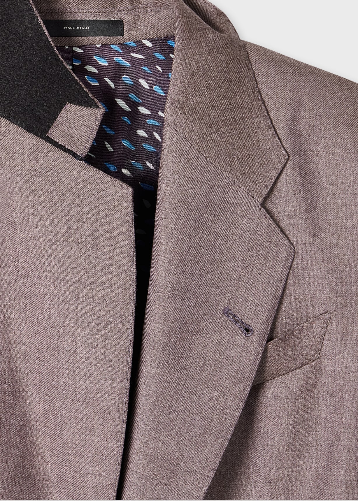 Men's Washed Lilac Wool Suit