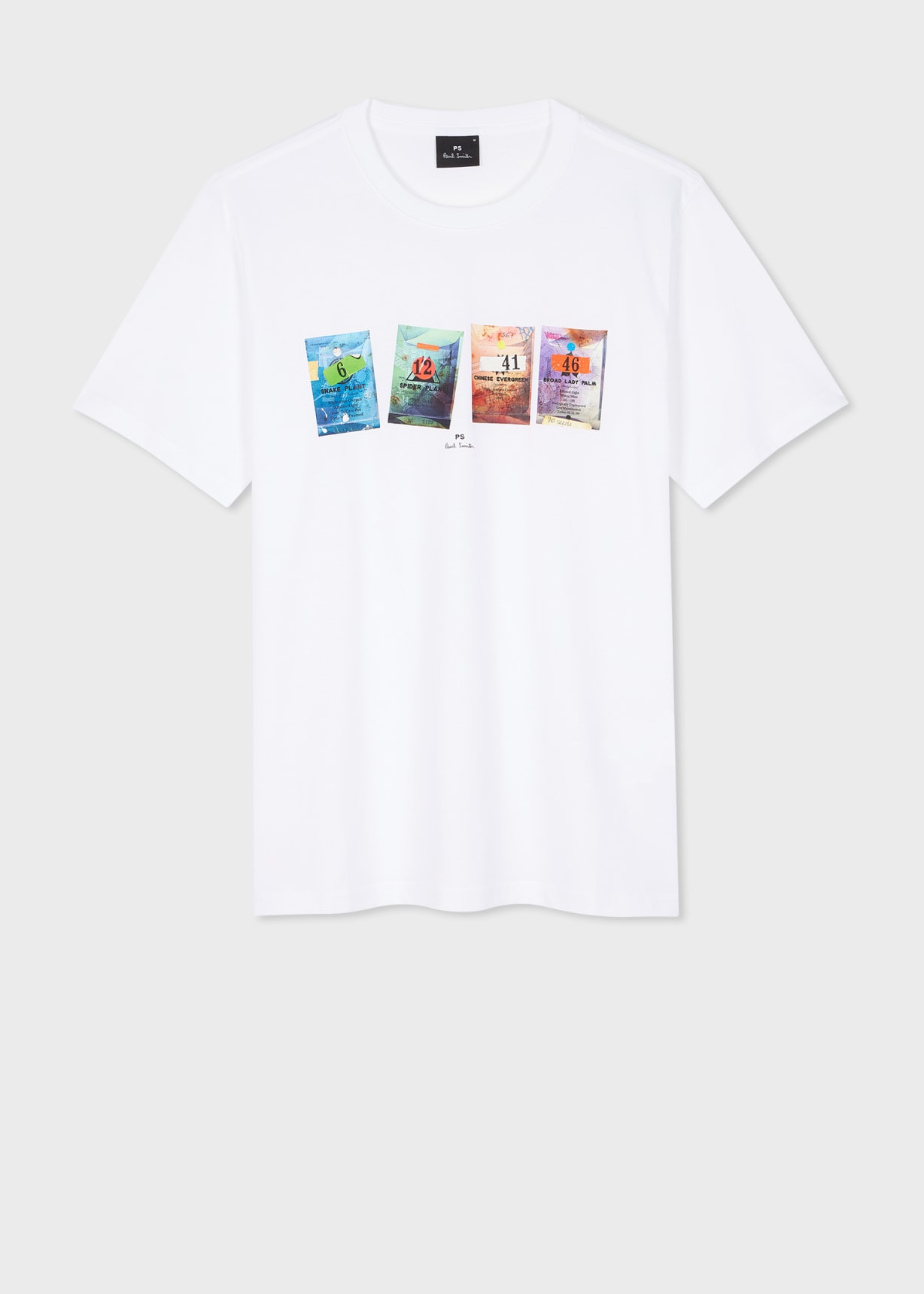 White 'Seed Packet' Print T-Shirt