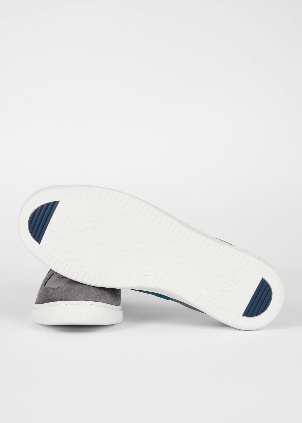 Men's Grey Leather 'Roberto' Trainers