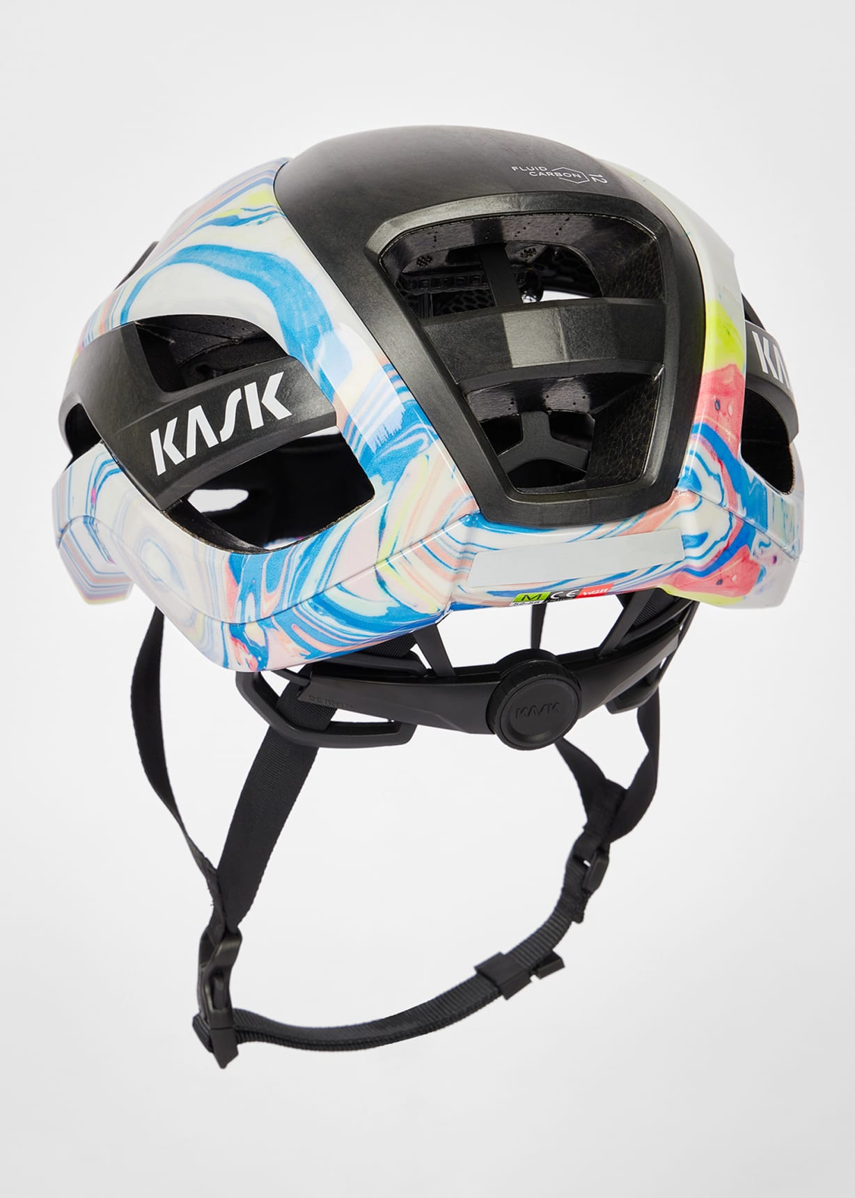 Paul Smith + Kask White 'Marble Inks' Elemento Cycling Helmet