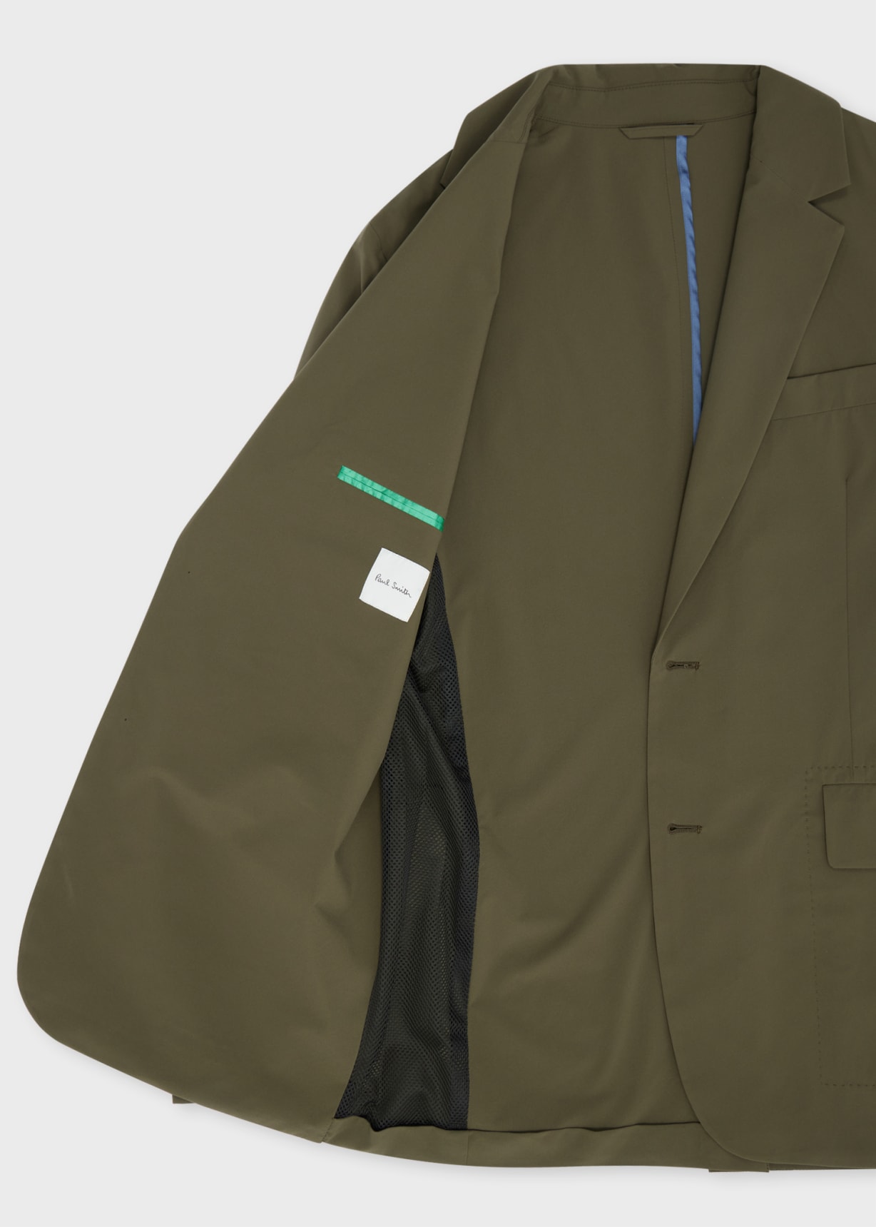 Men's Khaki Two-Way Stretch Technical Blazer