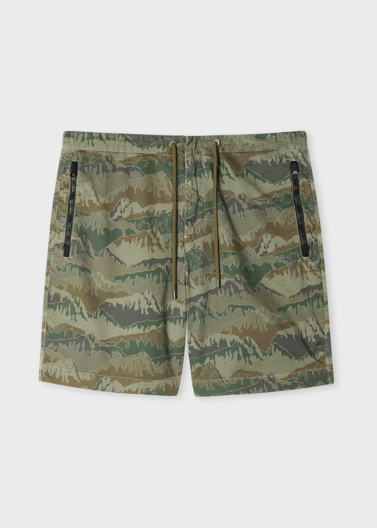 Men's Khaki 'Mountain Camo' Shorts