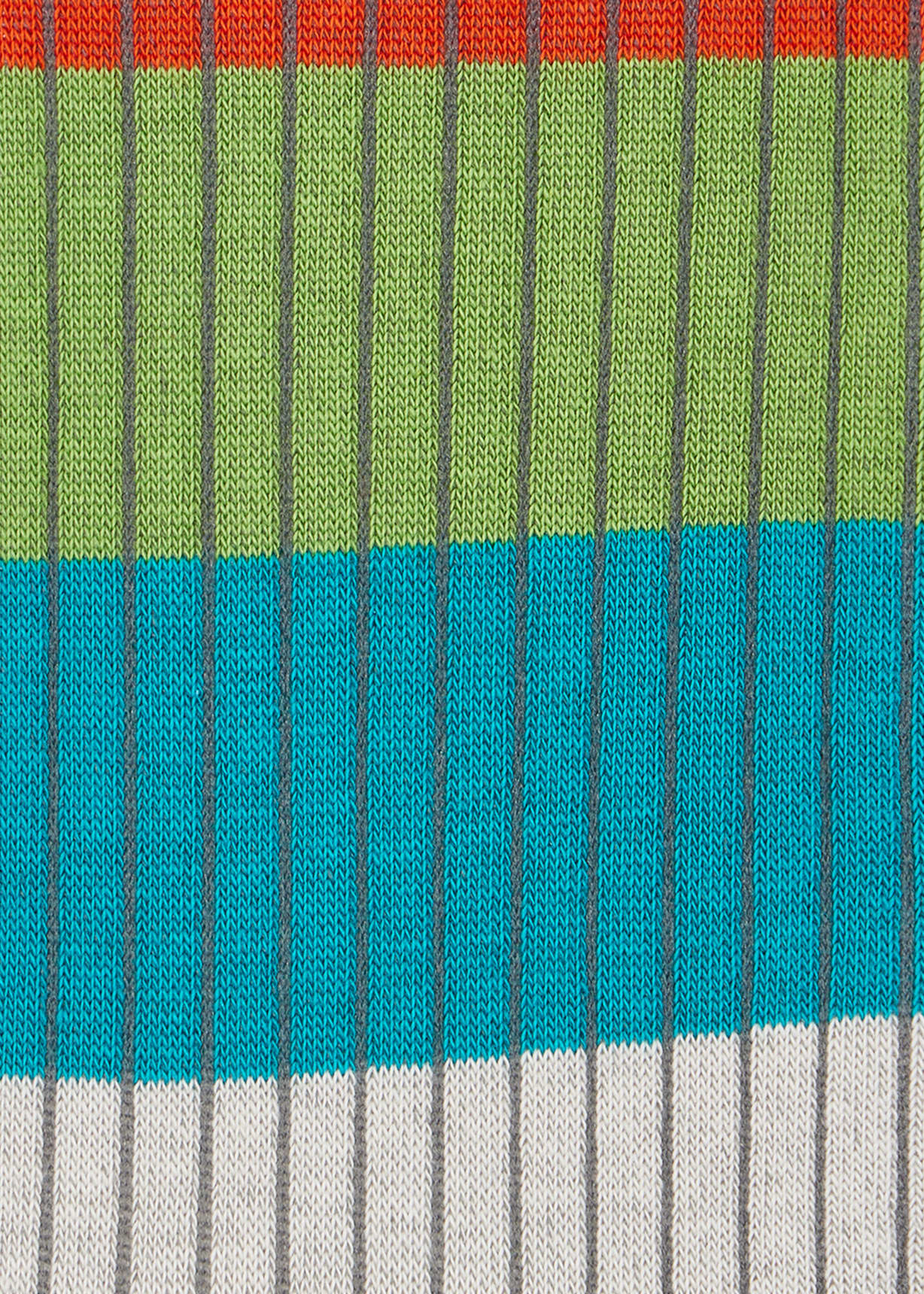 Blue Ribbed Colour Block Socks Paul Smith