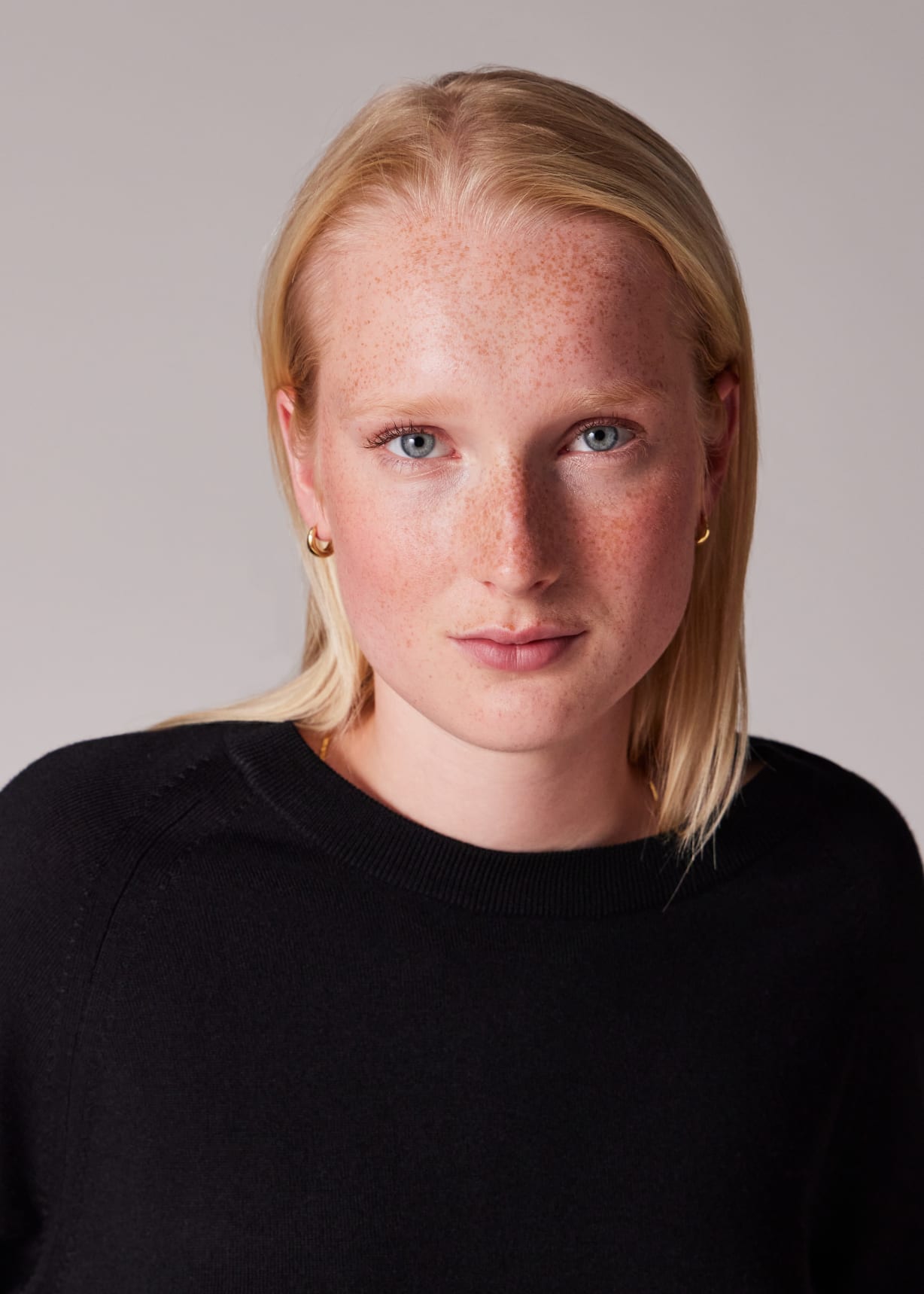 Women's Black Merino Wool 'Signature Stripe' Cuff Sweater