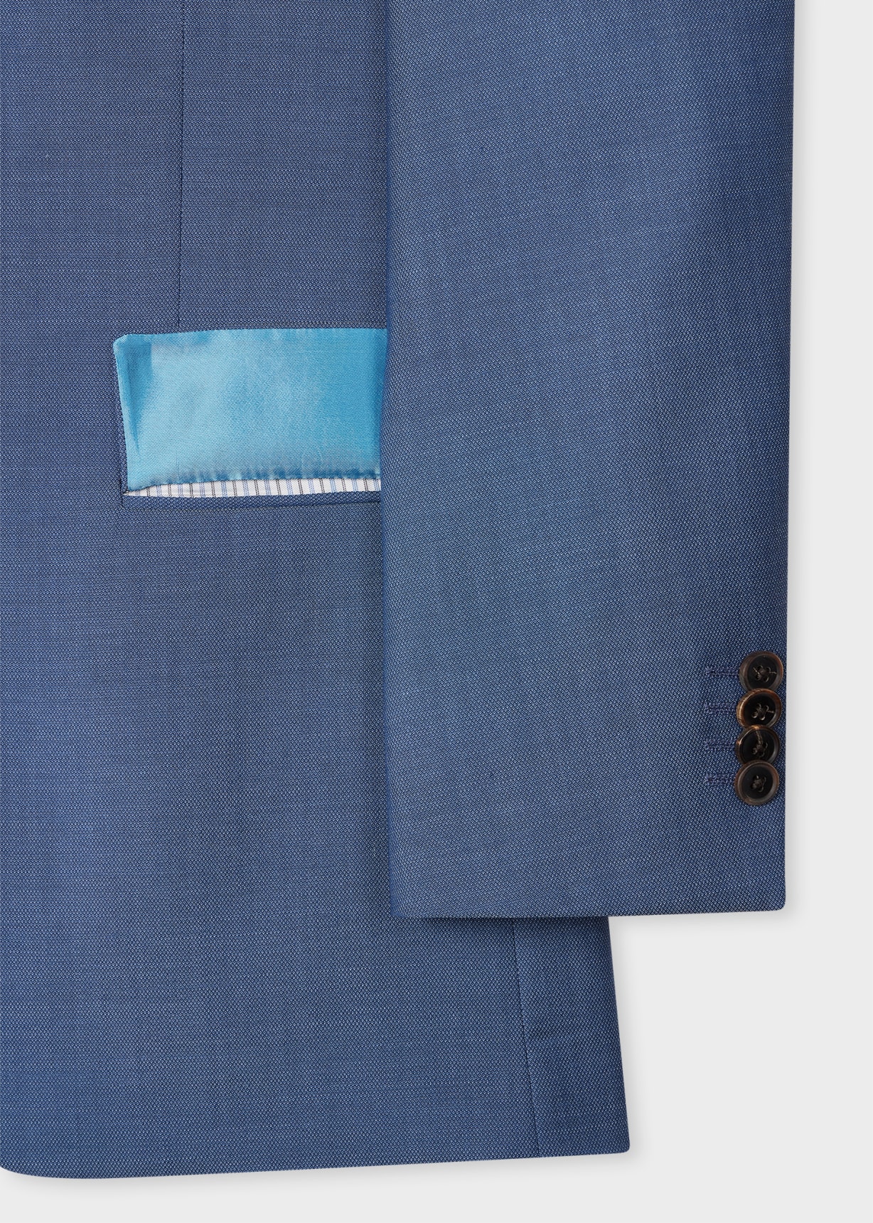 The Soho - Tailored-Fit Steel Blue Wool Suit