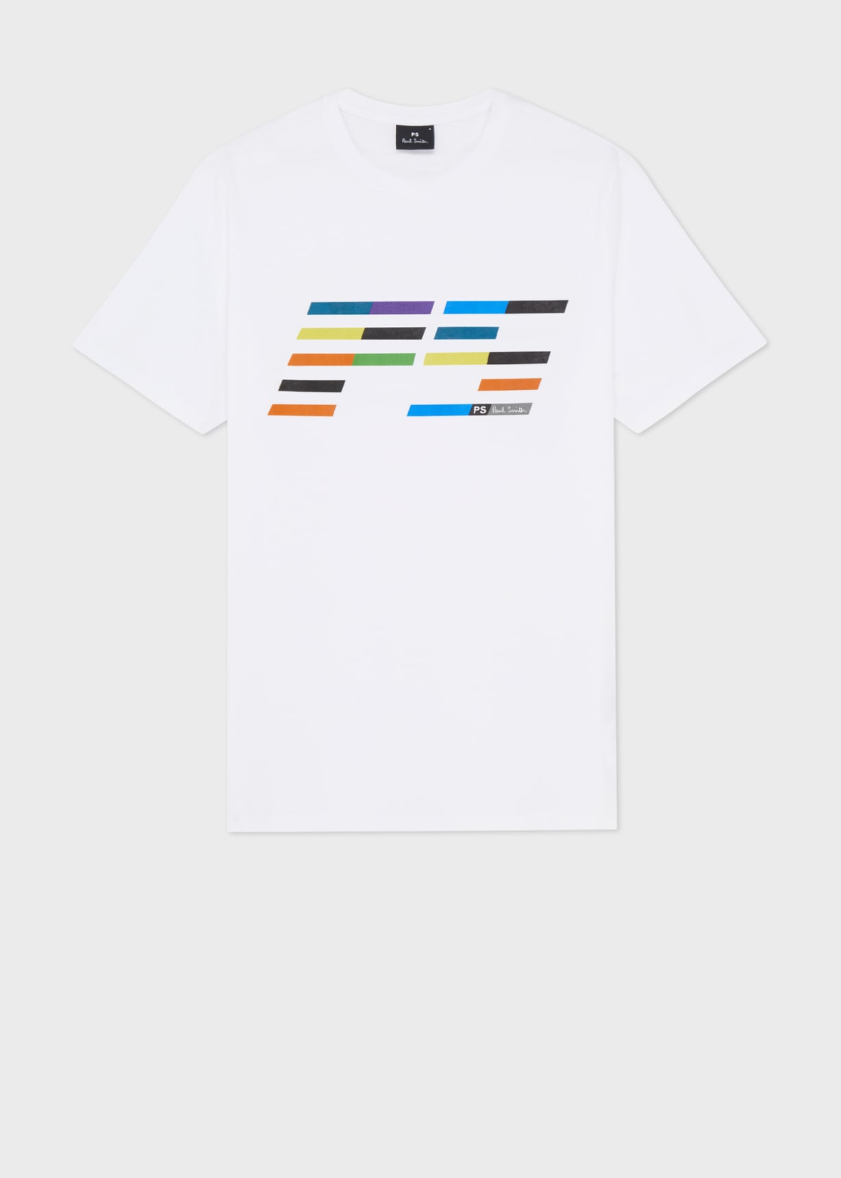 White PS Tilt Logo T-Shirt