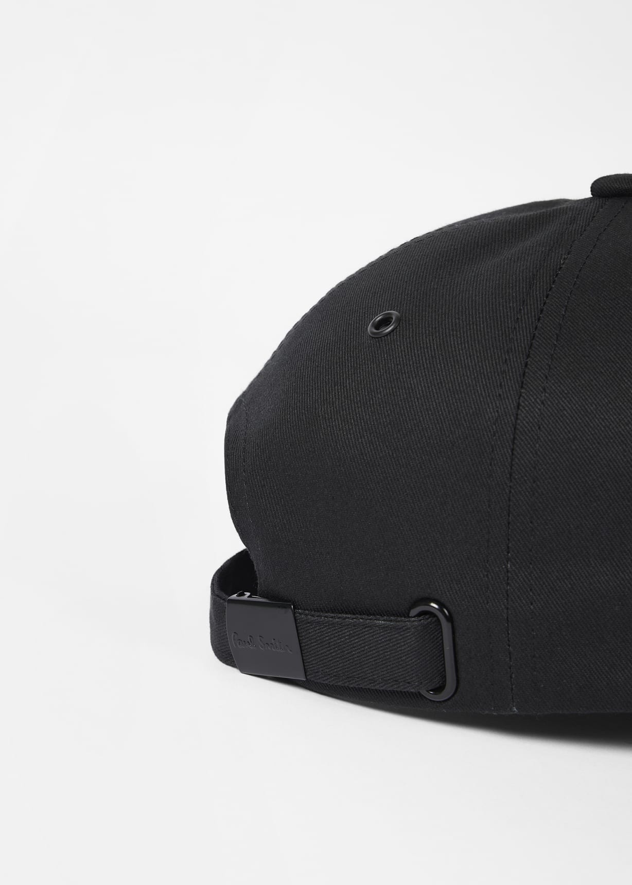 Paul Smith x Oasis - Black 'Signature Stripe' Logo Cap