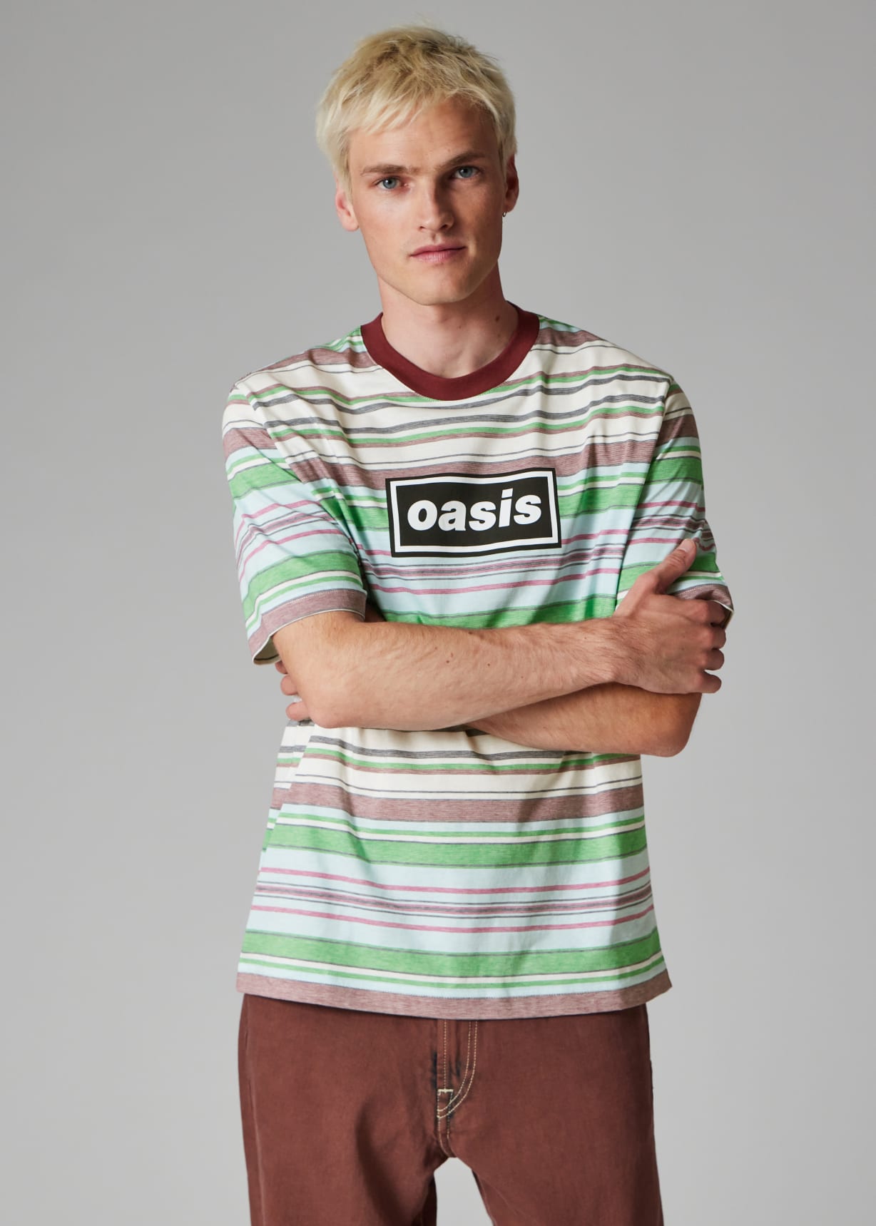 Paul Smith x Oasis - T-Shirt à Rayures avec Logo