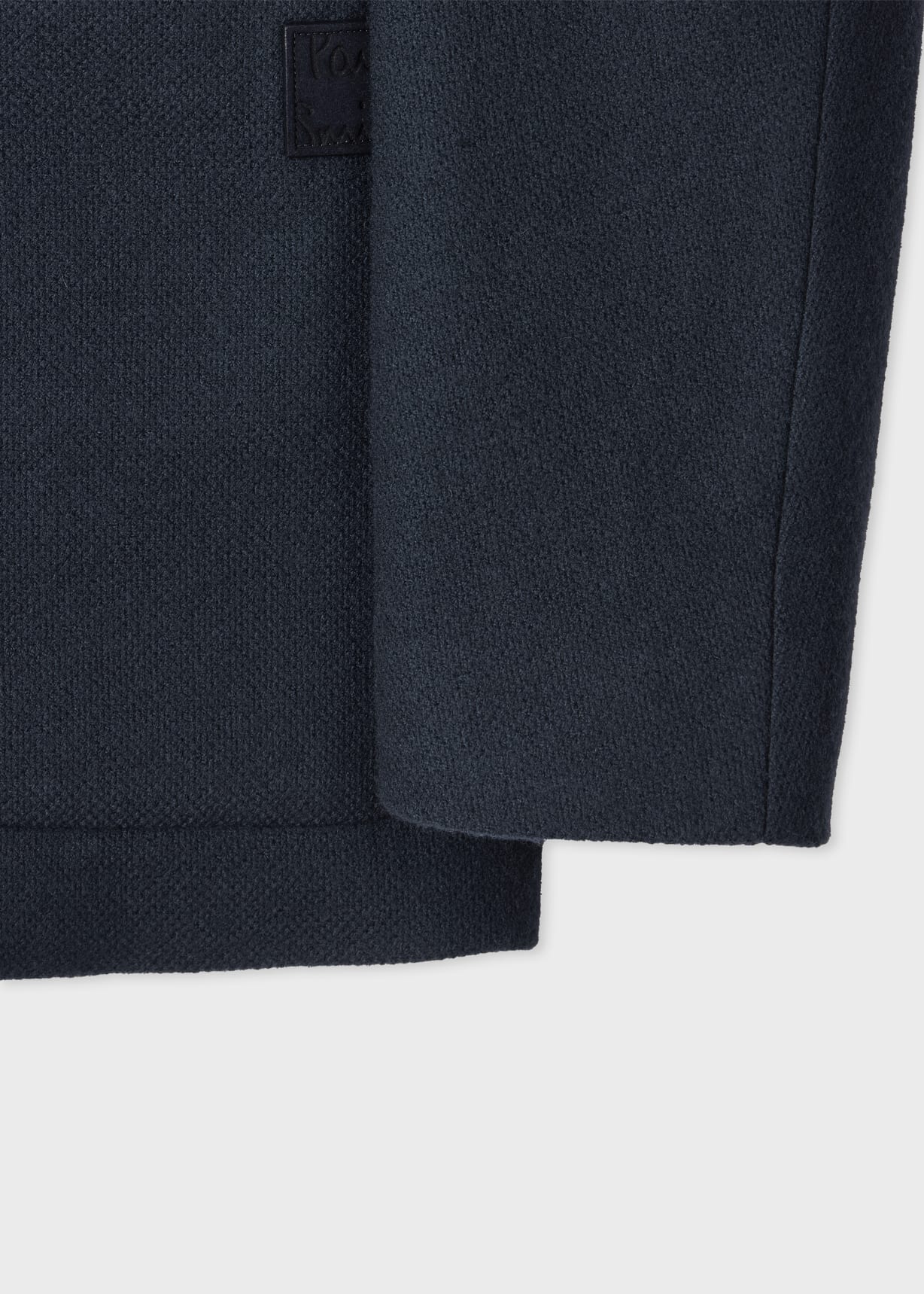 Mens Navy Extra Fine Wool Work Jacket