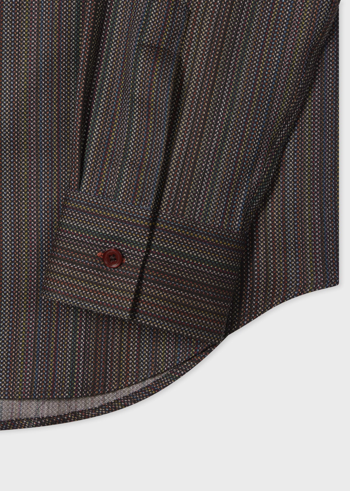 Men's 'Signature Stripe' Micro Check Cotton Shirt