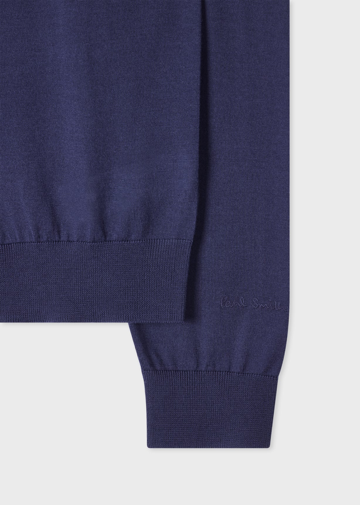 Men's Indigo Merino Wool Sweater