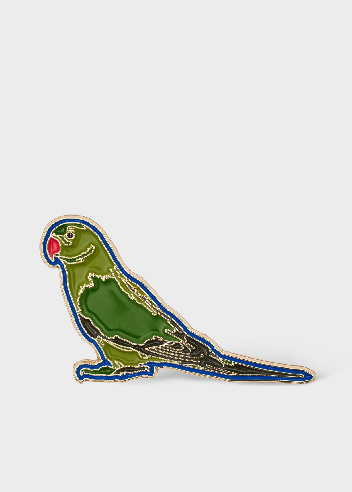 Paul Smith loves Barbour - Parrot Pin Badge