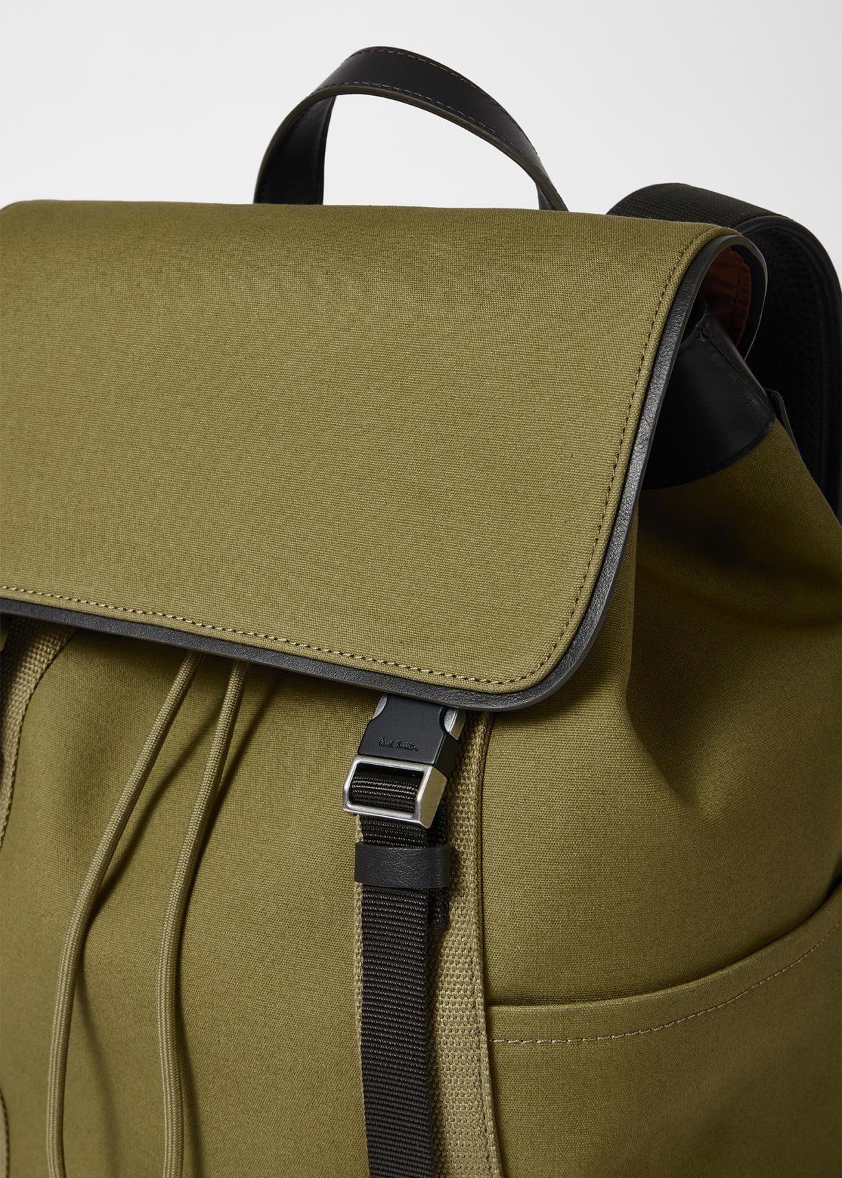 Khaki Canvas Backpack Paul Smith