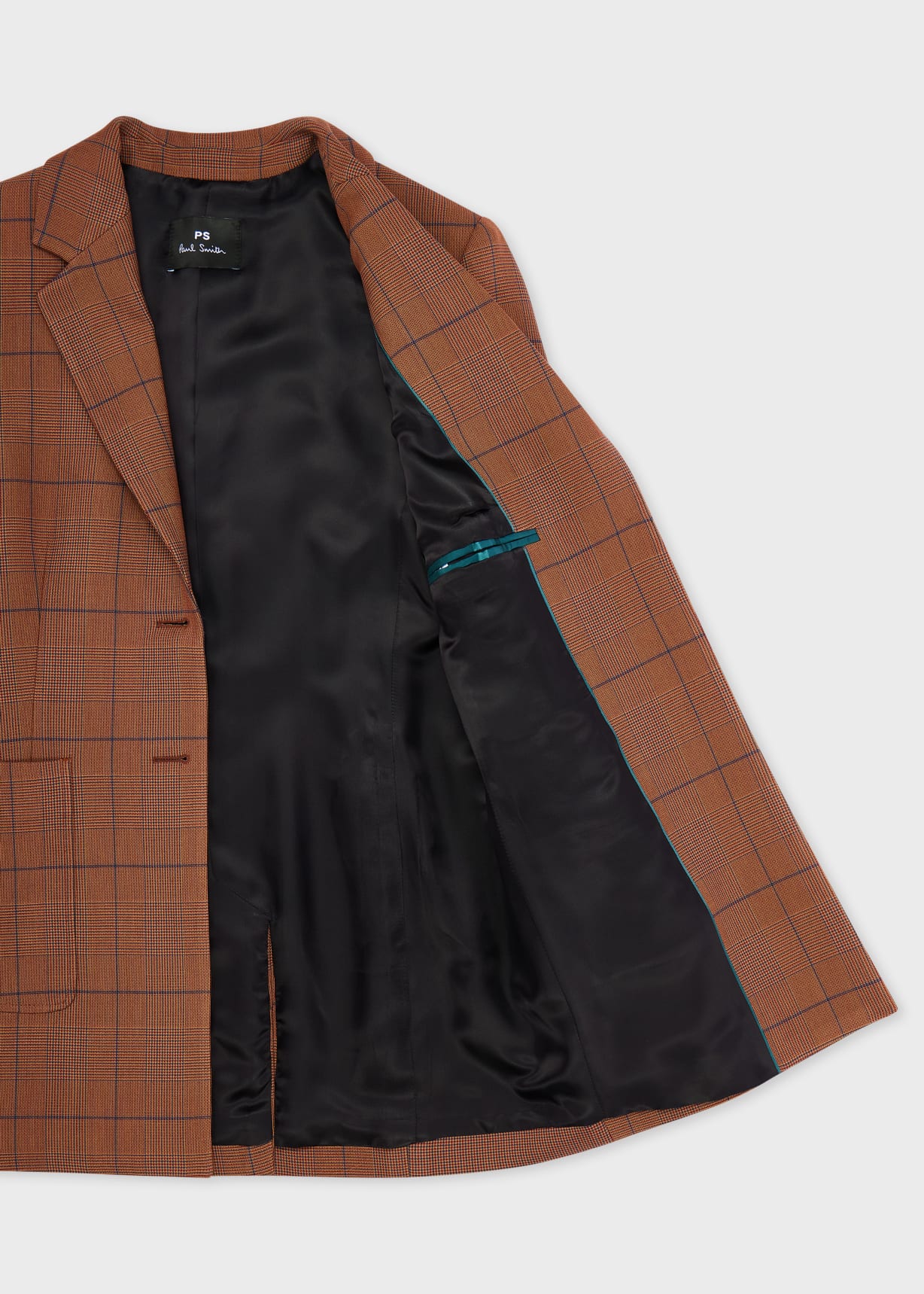 Women's Brown Check Jacket