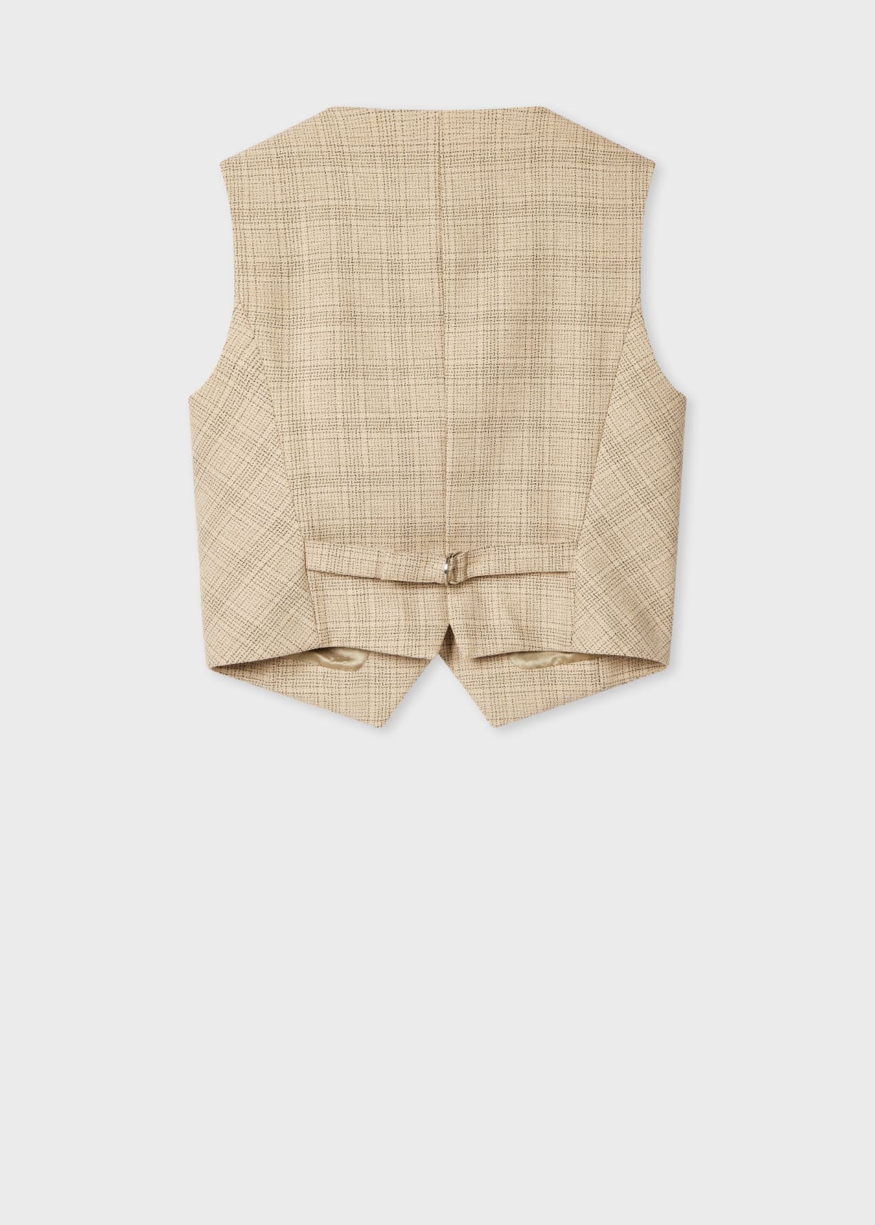 Women's Stone Check Waistcoat