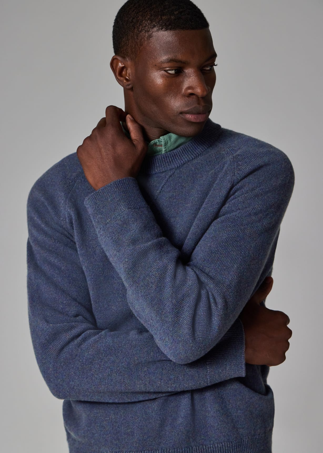 Pull Homme Violet en Laine Mérinos