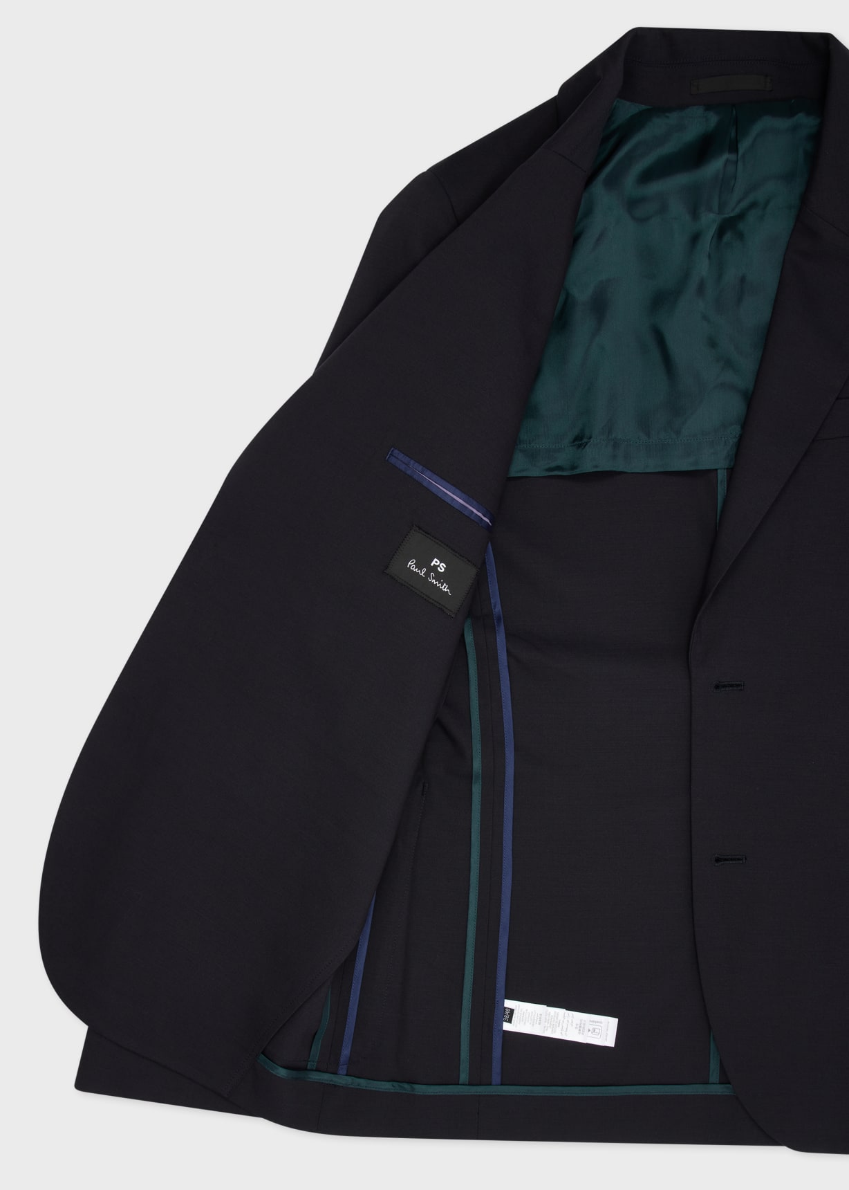 Men's Navy Wool and Cotton-Blend Buggy-Lined Suit