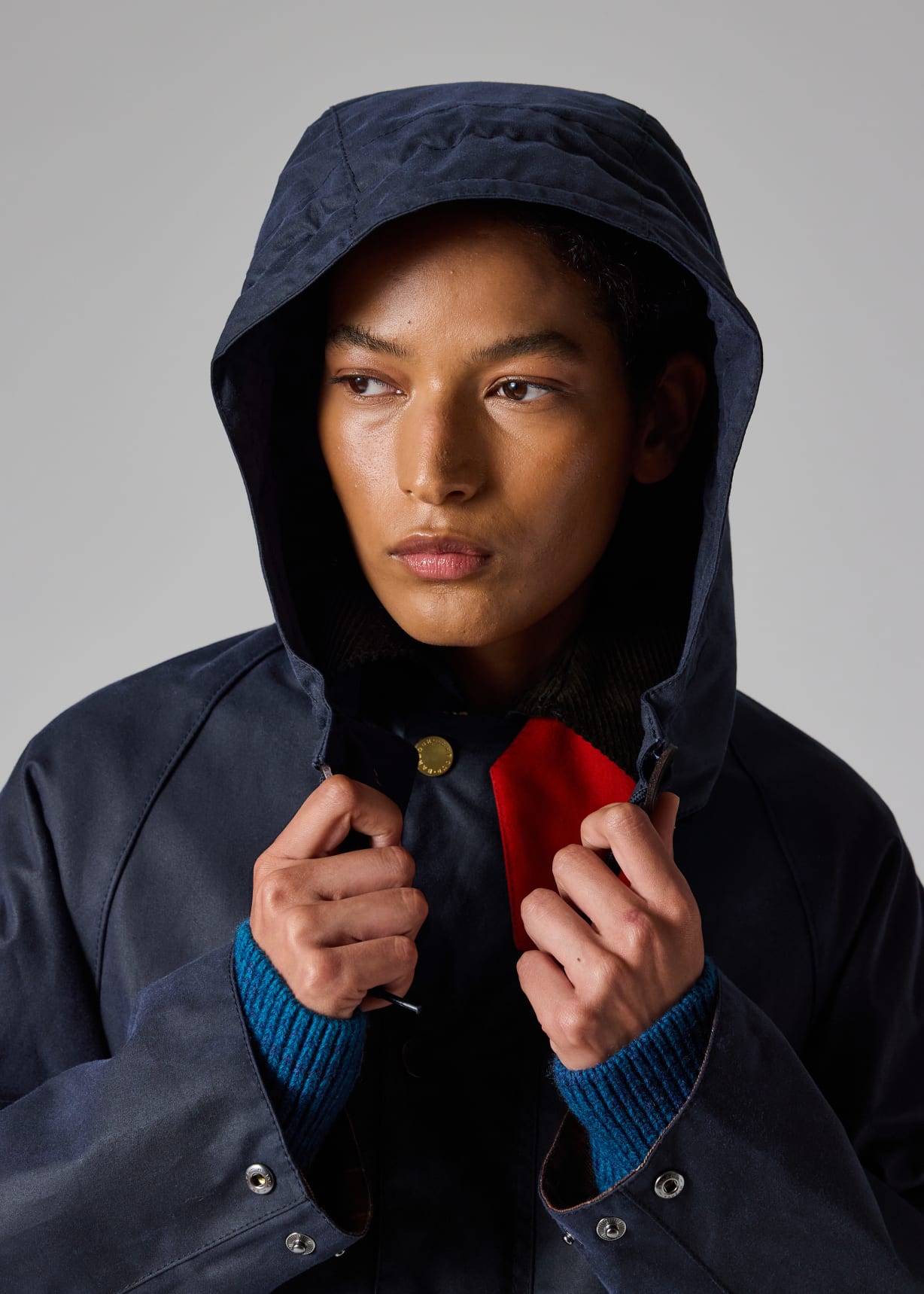 Paul Smith loves Barbour - Night Sky Waxed Hood