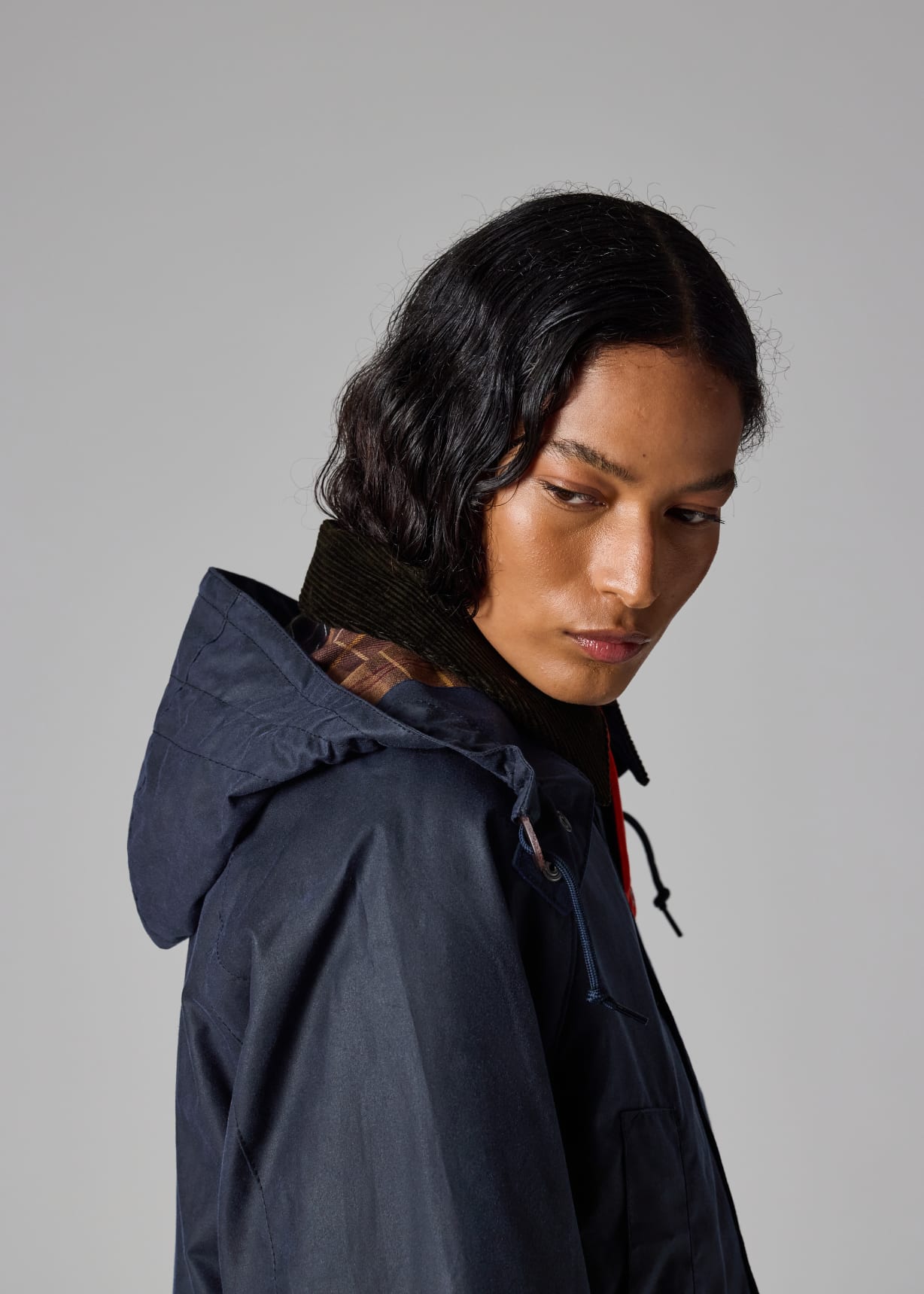 Paul Smith loves Barbour - Night Sky Waxed Hood