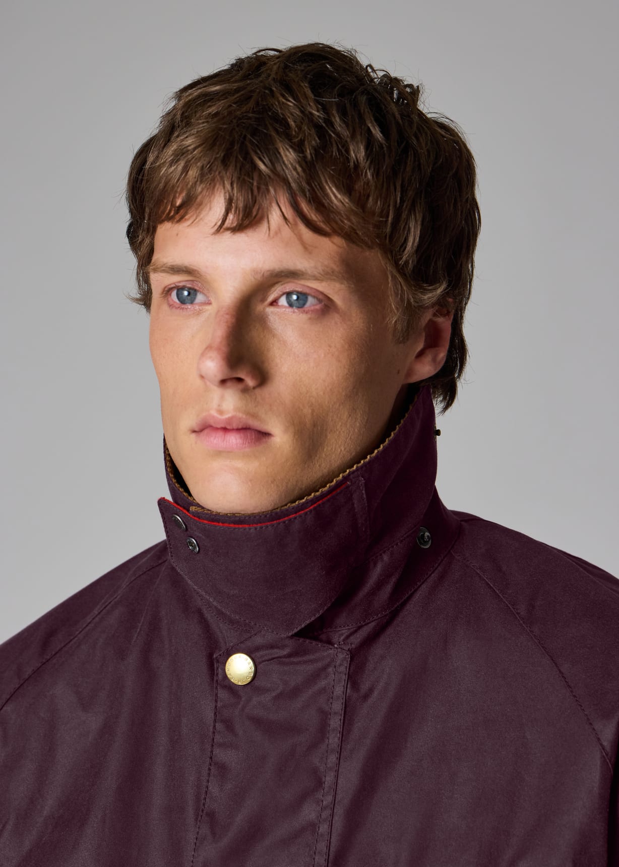 Paul Smith loves Barbour - Grape Transport Wax Jacket
