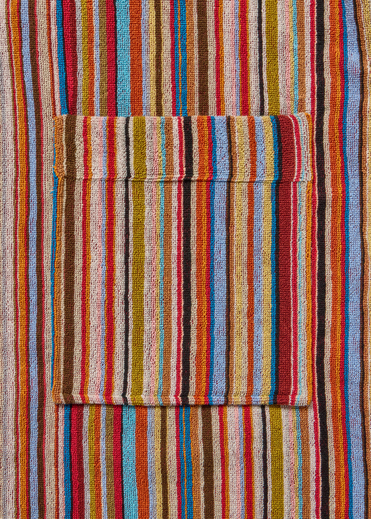 Men's 'Signature Stripe' Cotton Dressing Gown