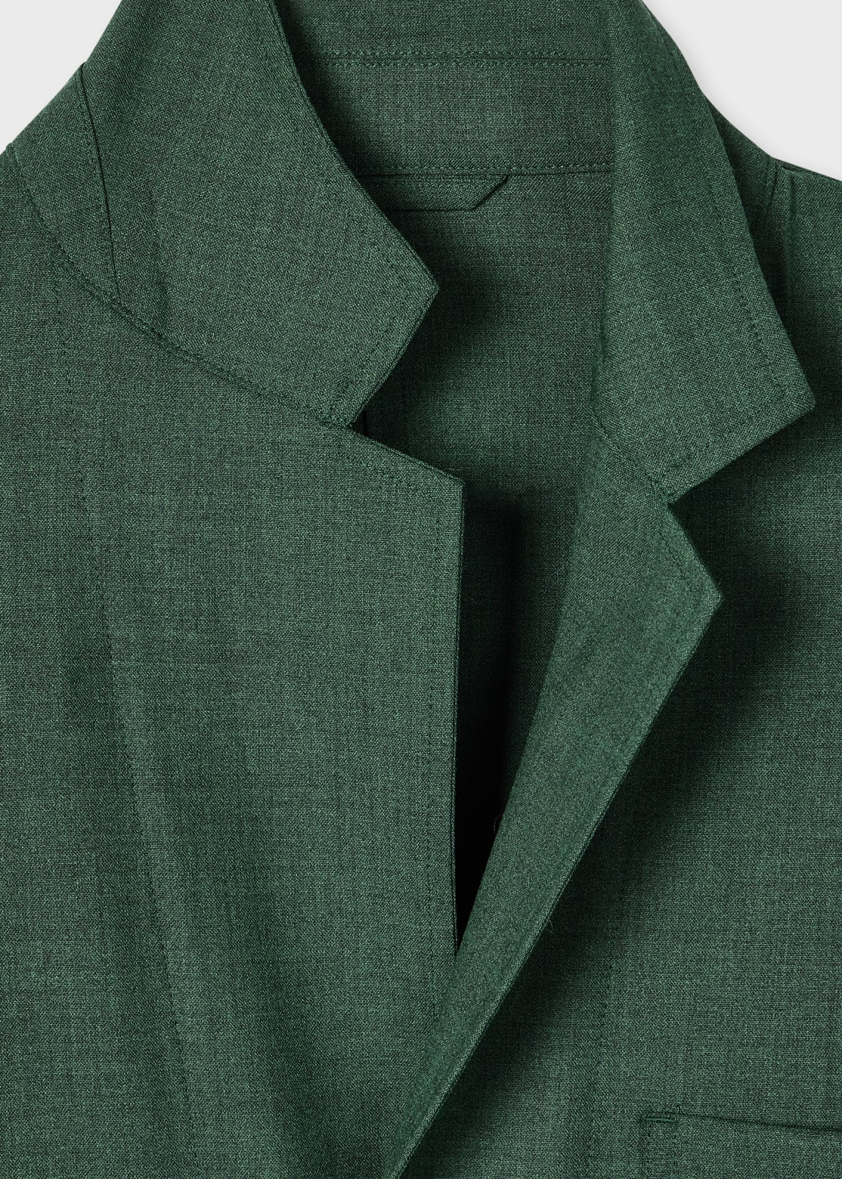 Dark Green Overdyed Marl Wool Suit