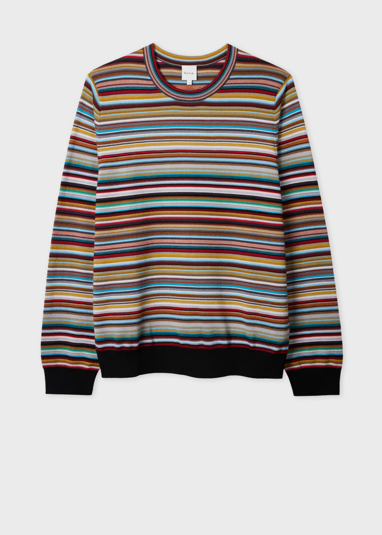 Men's 'Signature Stripe' Merino Wool Knit Sweater
