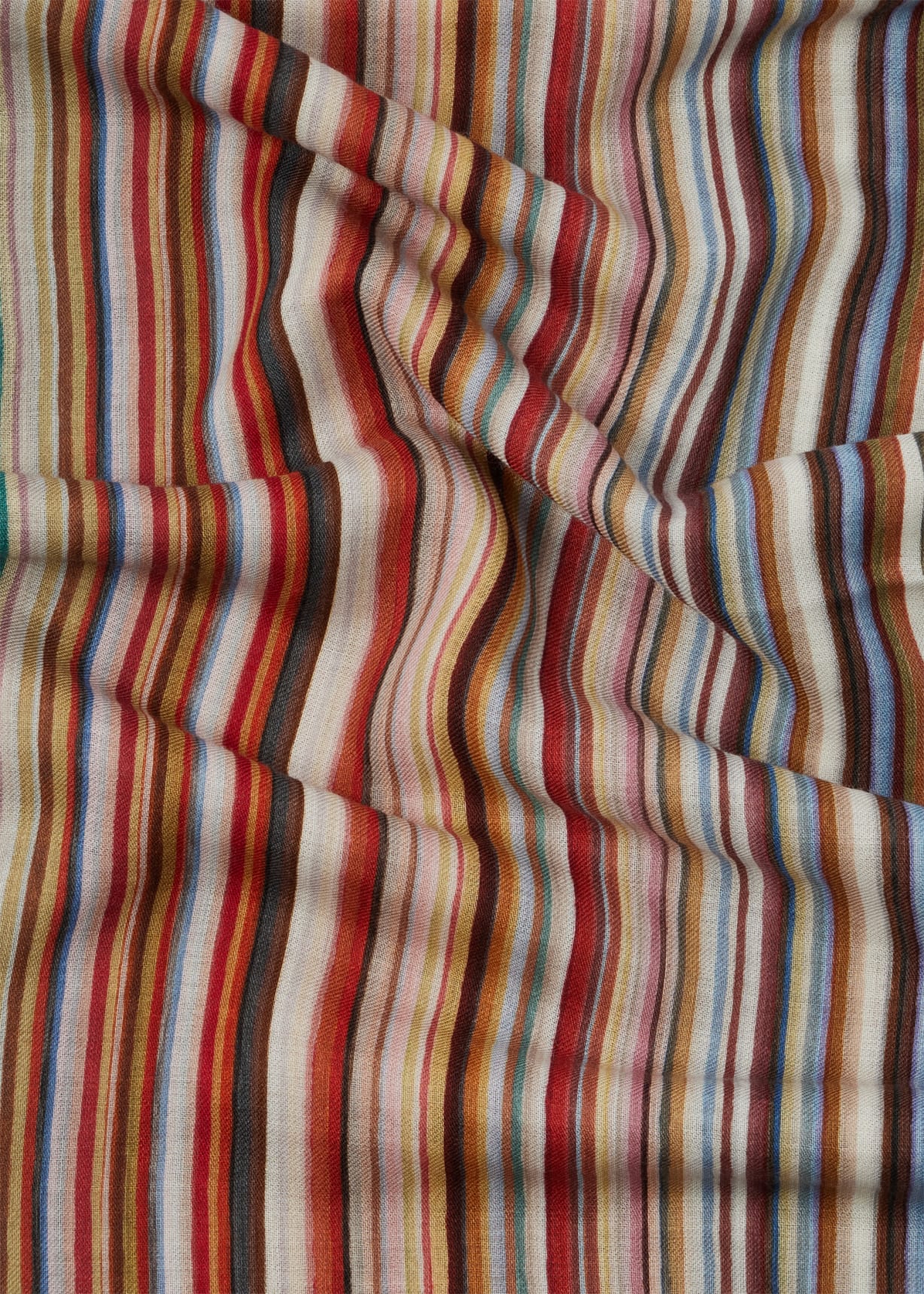 Wool Painted 'Signature Stripe' Scarf Paul Smith