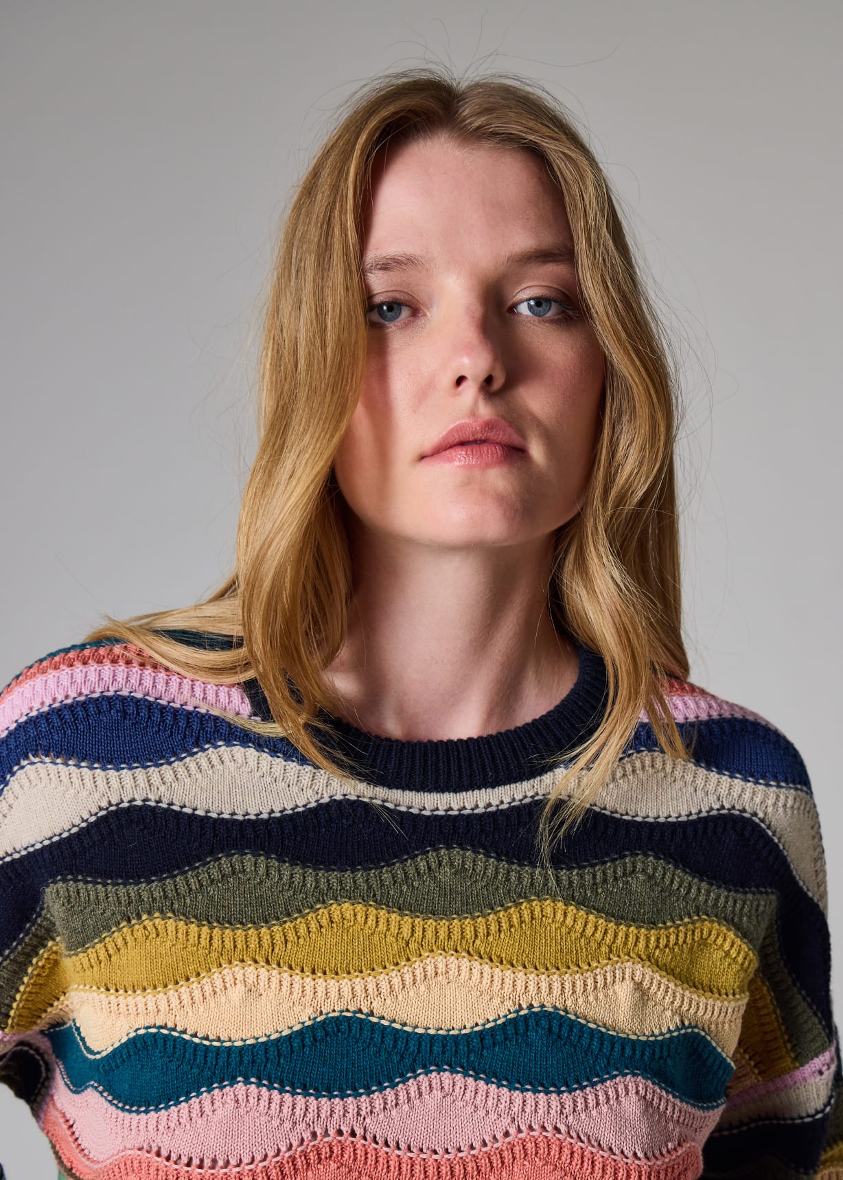 Women's Crew Neck 'Swirl' Sweater