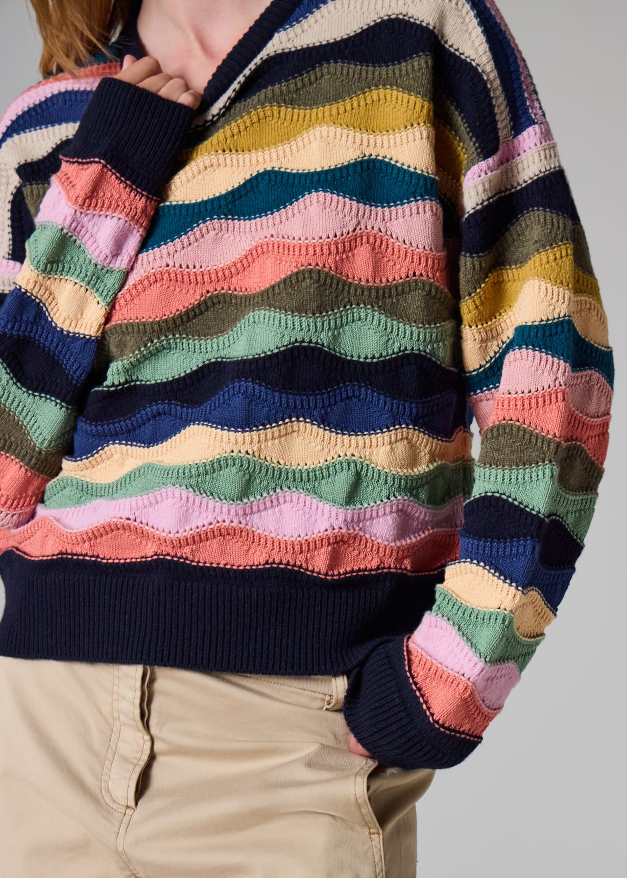 Women's Crew Neck 'Swirl' Sweater